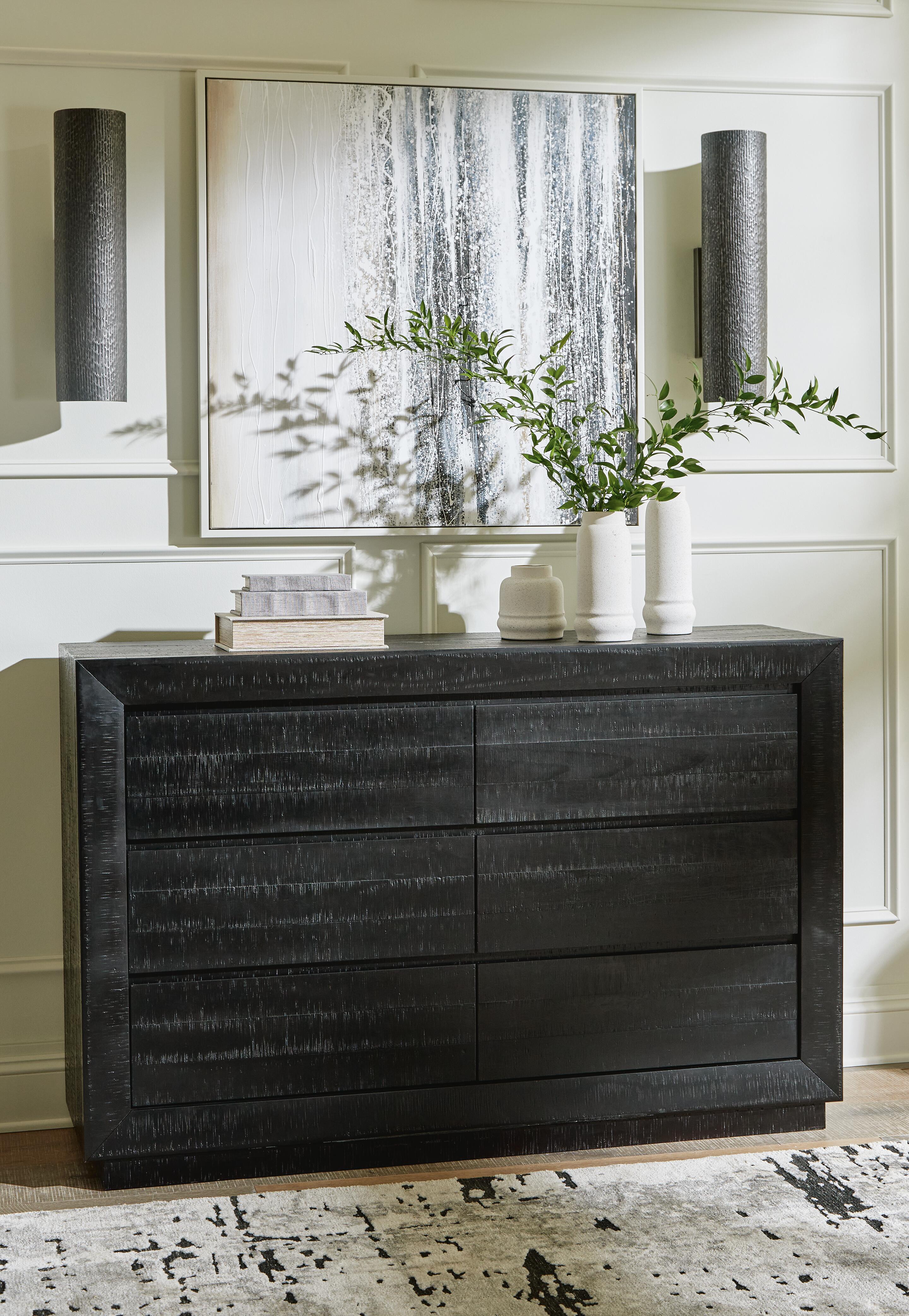 Click here for Londer 6 Drawer Dresser  Black prices
