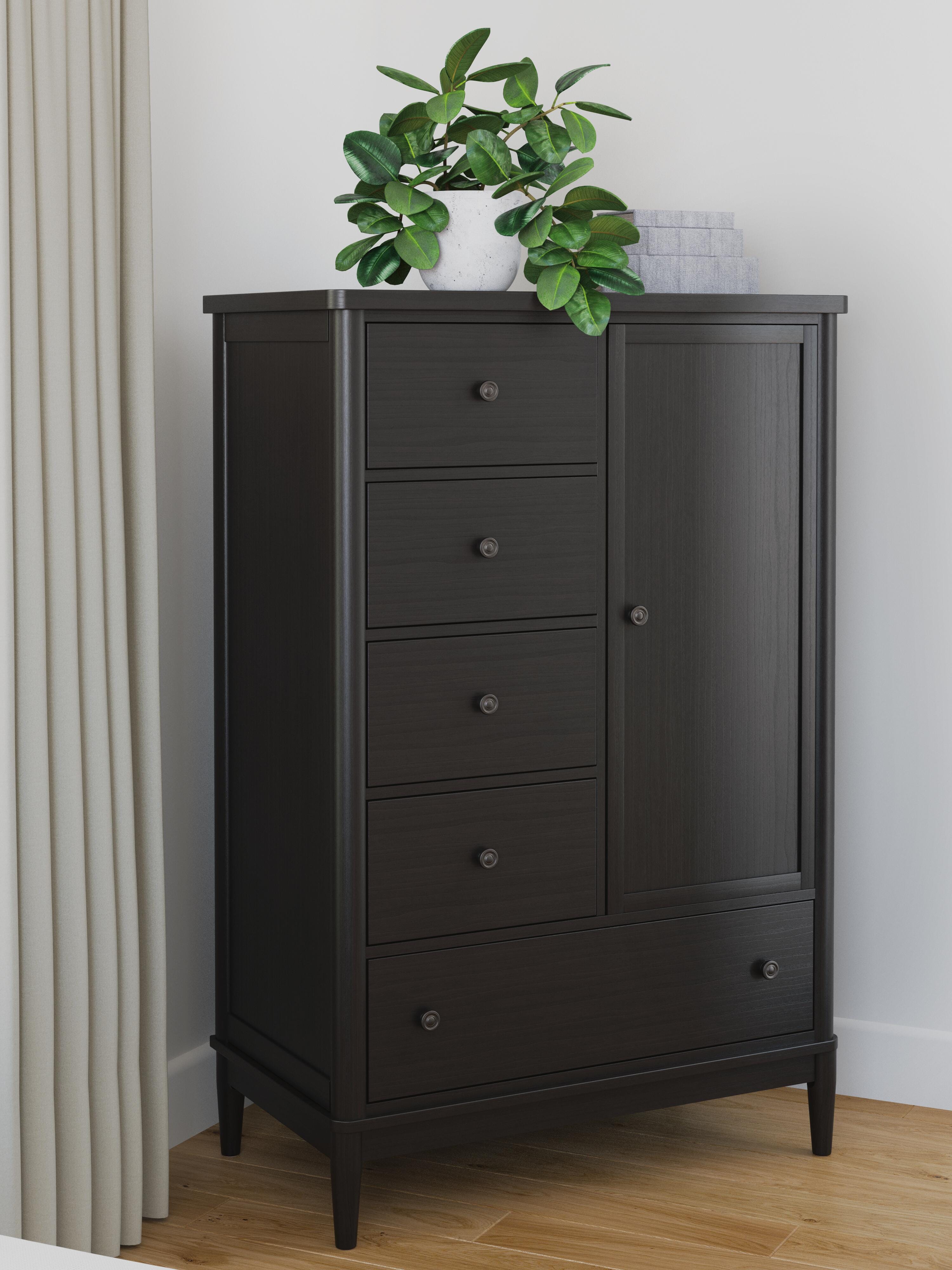 Click here for Portdown 5 Drawer Chest of Drawers  Black prices
