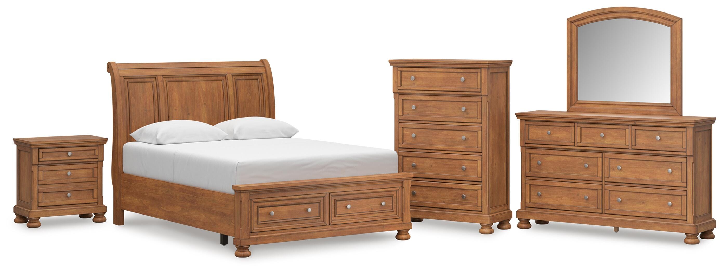 Click here for Vandenmore Queen Storage Sleigh Bed with Mirrored... prices