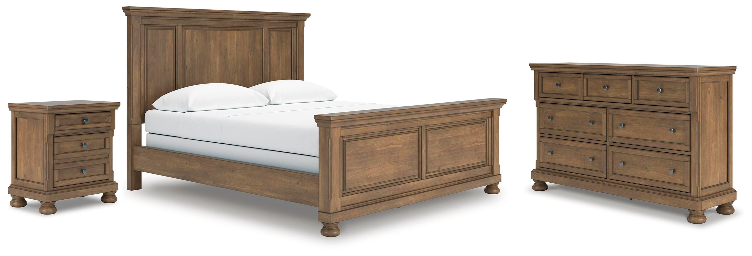 Click here for Vandenmore California King Panel Bed with Dresser... prices