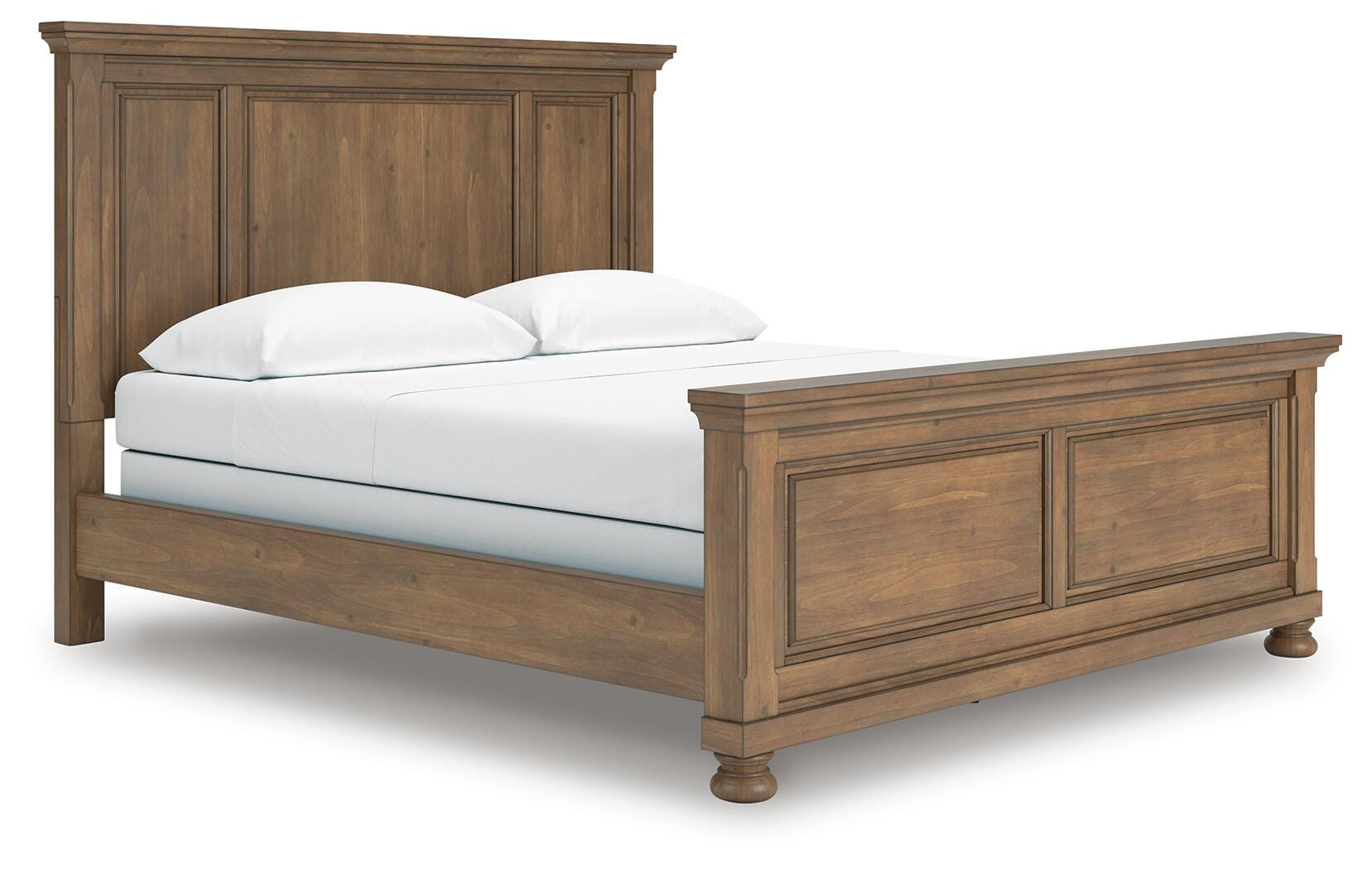 Click here for Vandenmore California King Panel Bed  Medium Brown prices