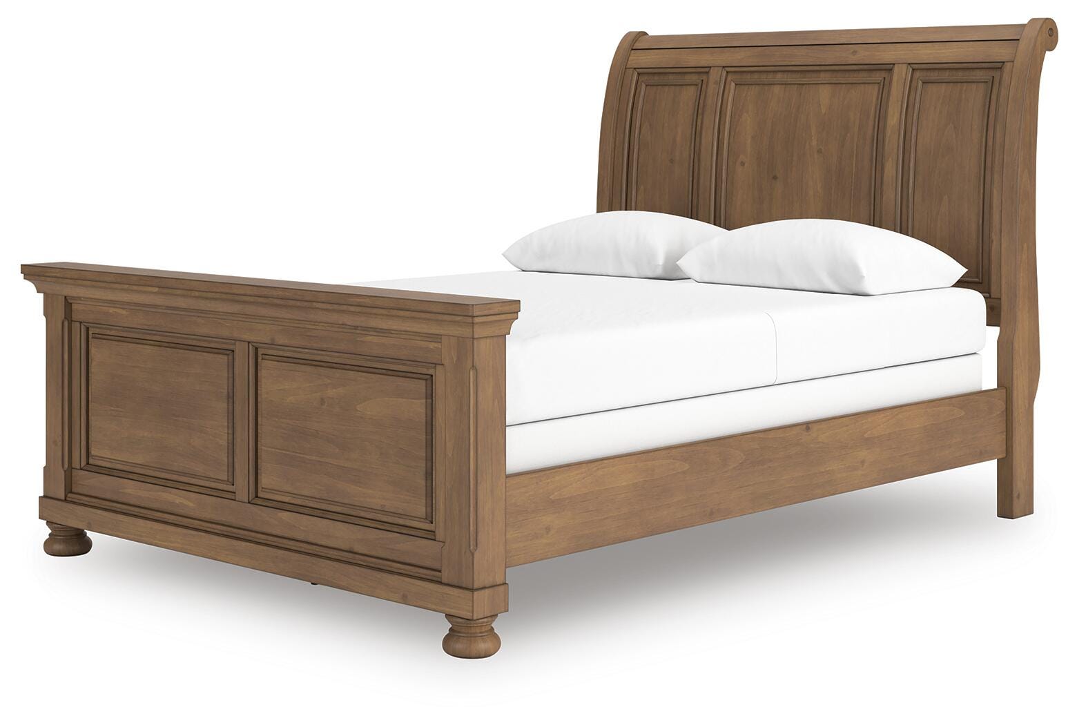 Click here for Vandenmore Queen Sleigh Bed  Medium Brown prices
