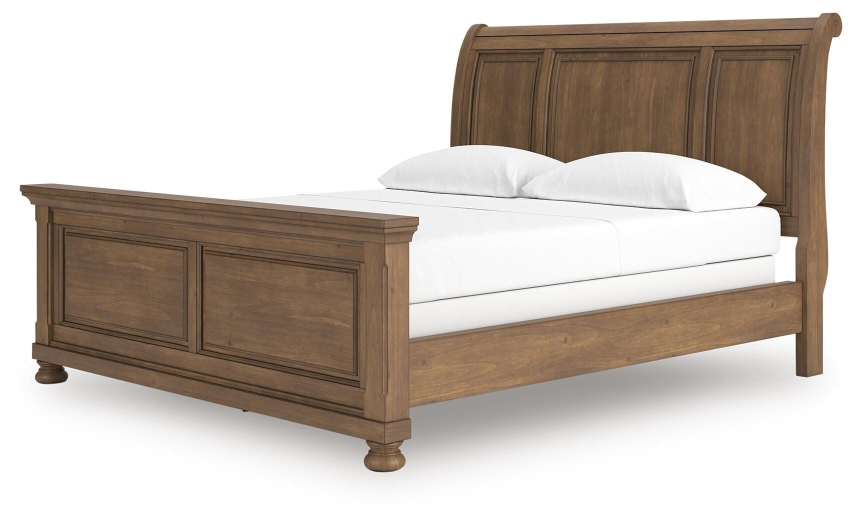 Click here for Vandenmore California King Sleigh Bed  Medium Brow... prices