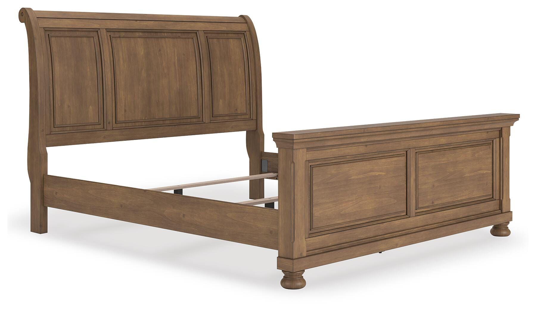 Click here for Vandenmore King Sleigh Bed  Medium Brown prices
