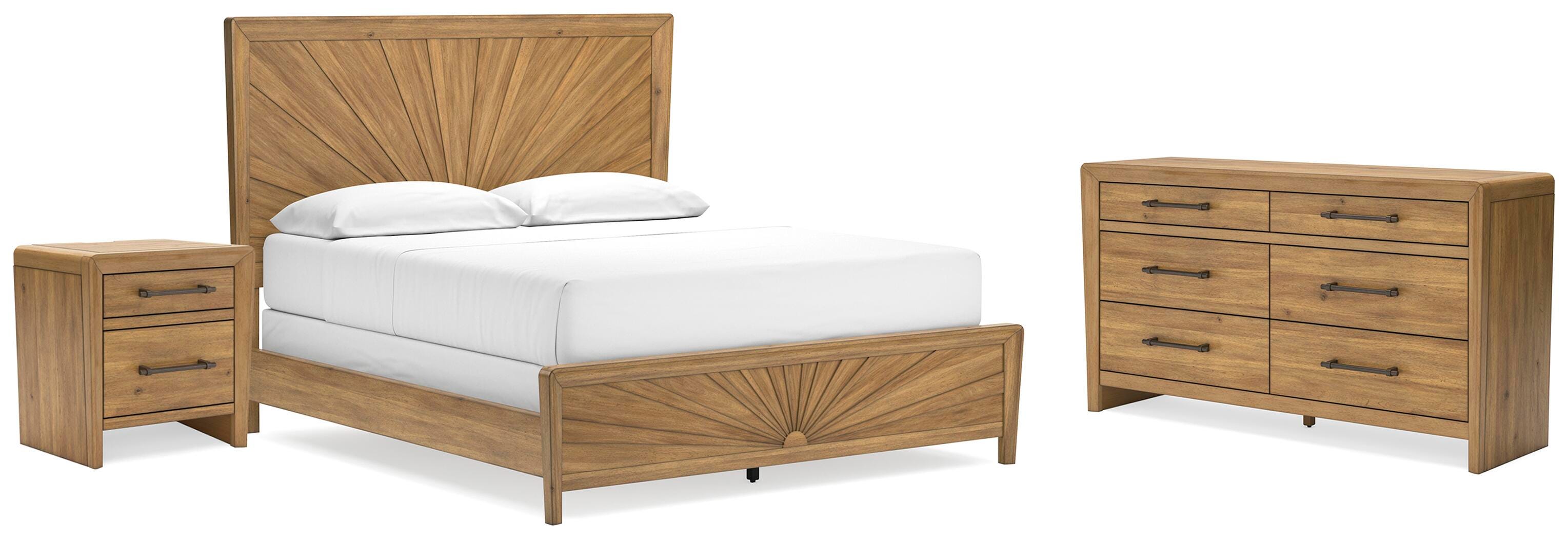 Click here for Takston California King Panel Bed with Dresser and... prices