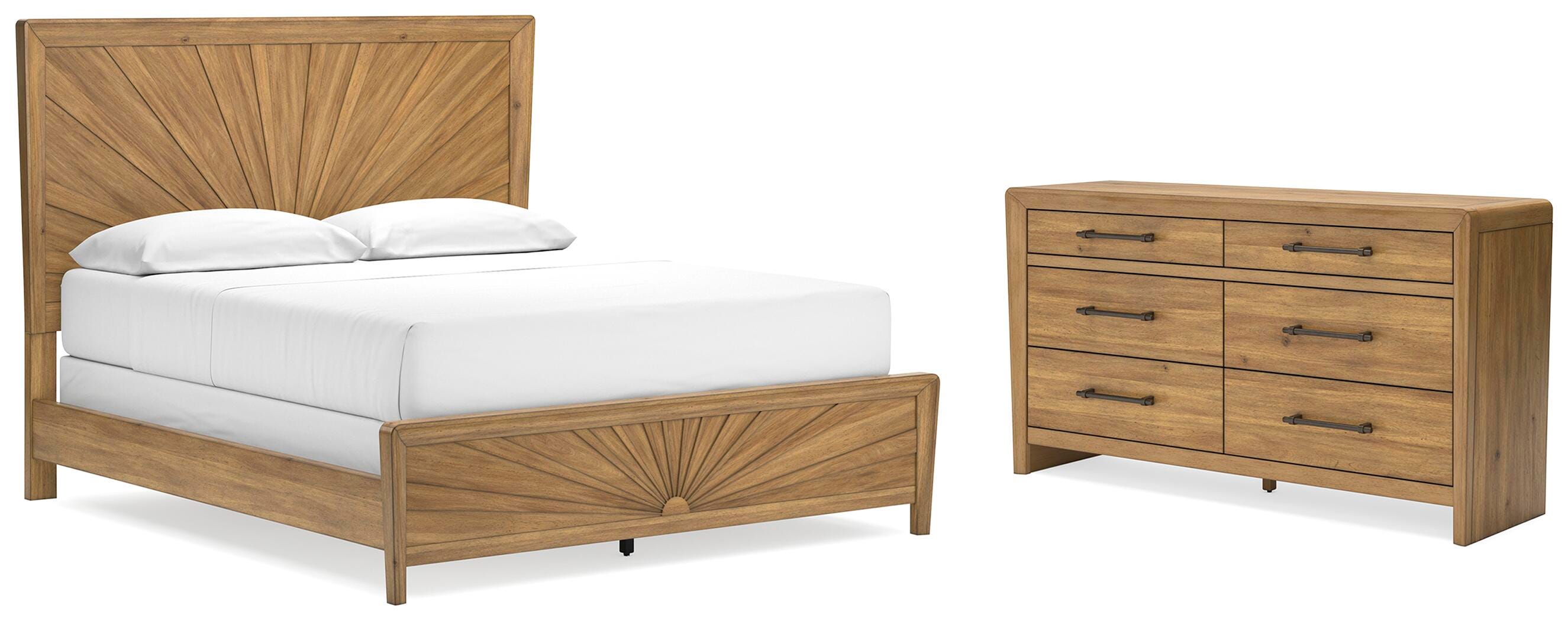 Click here for Takston California King Panel Bed with Dresser  Li... prices