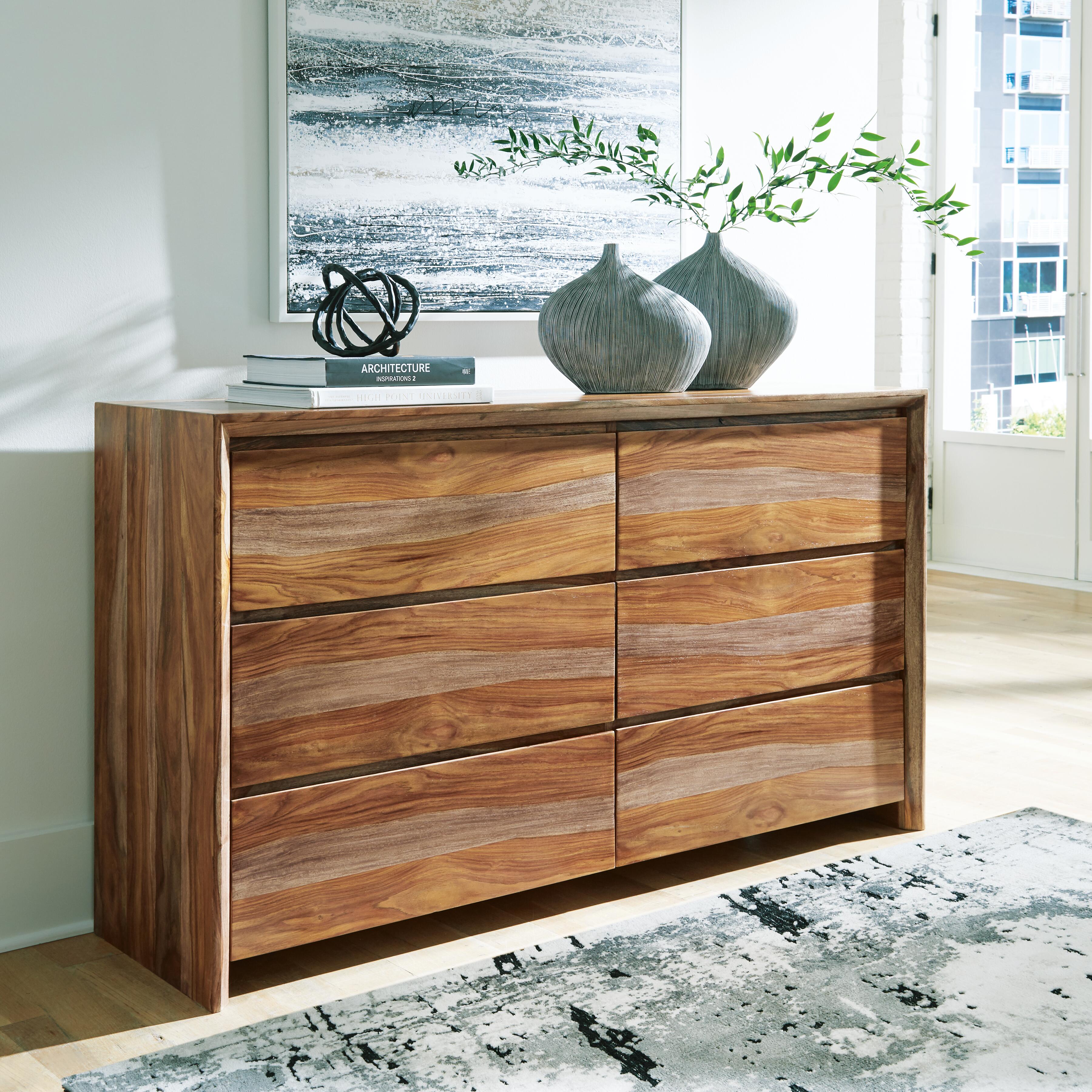 Click here for Dressonni 6 Drawer Dresser  Brown prices