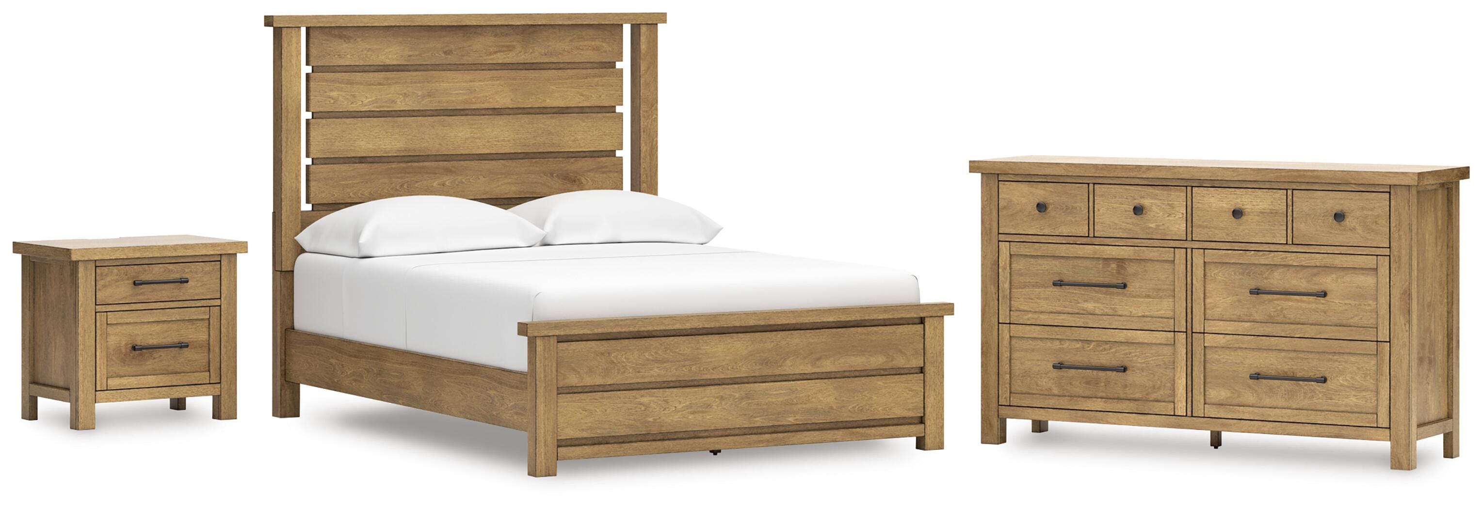 Click here for Kristiland Queen Panel Bed with Dresser and Nights... prices