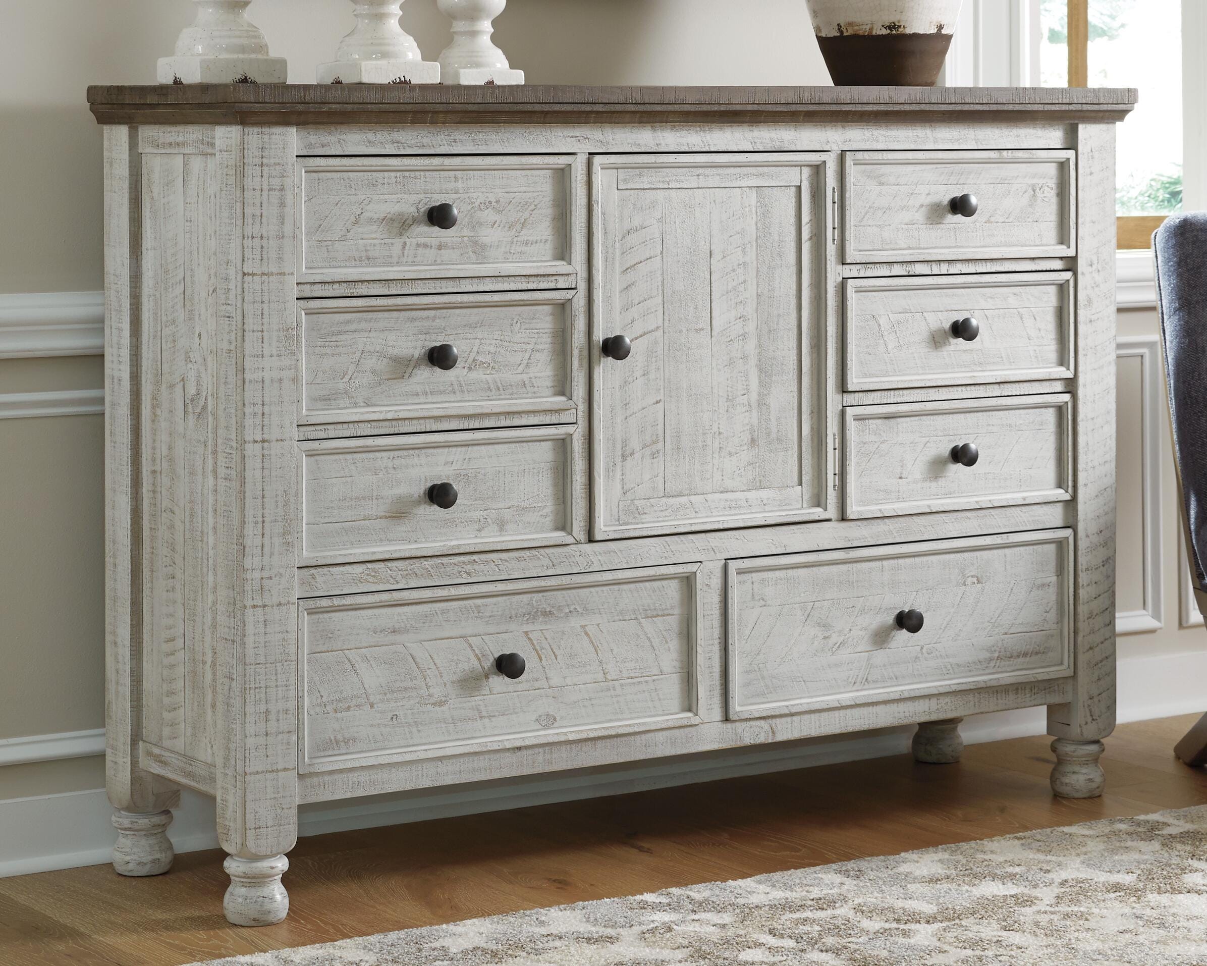 Click here for Havalance 8 Drawer Dresser with Door  Two-tone prices