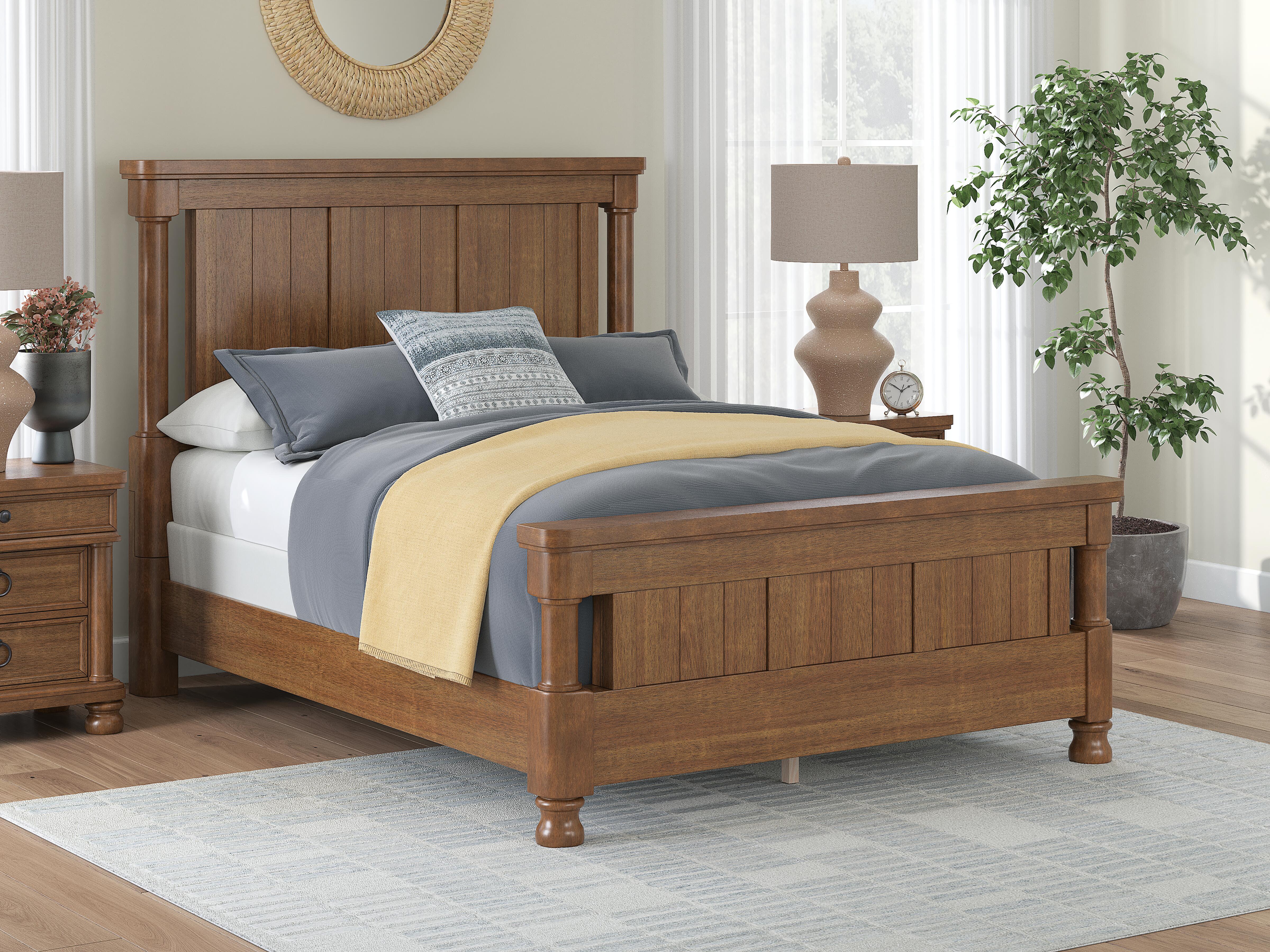 Click here for Chadworth Queen Poster Bed  Brown prices