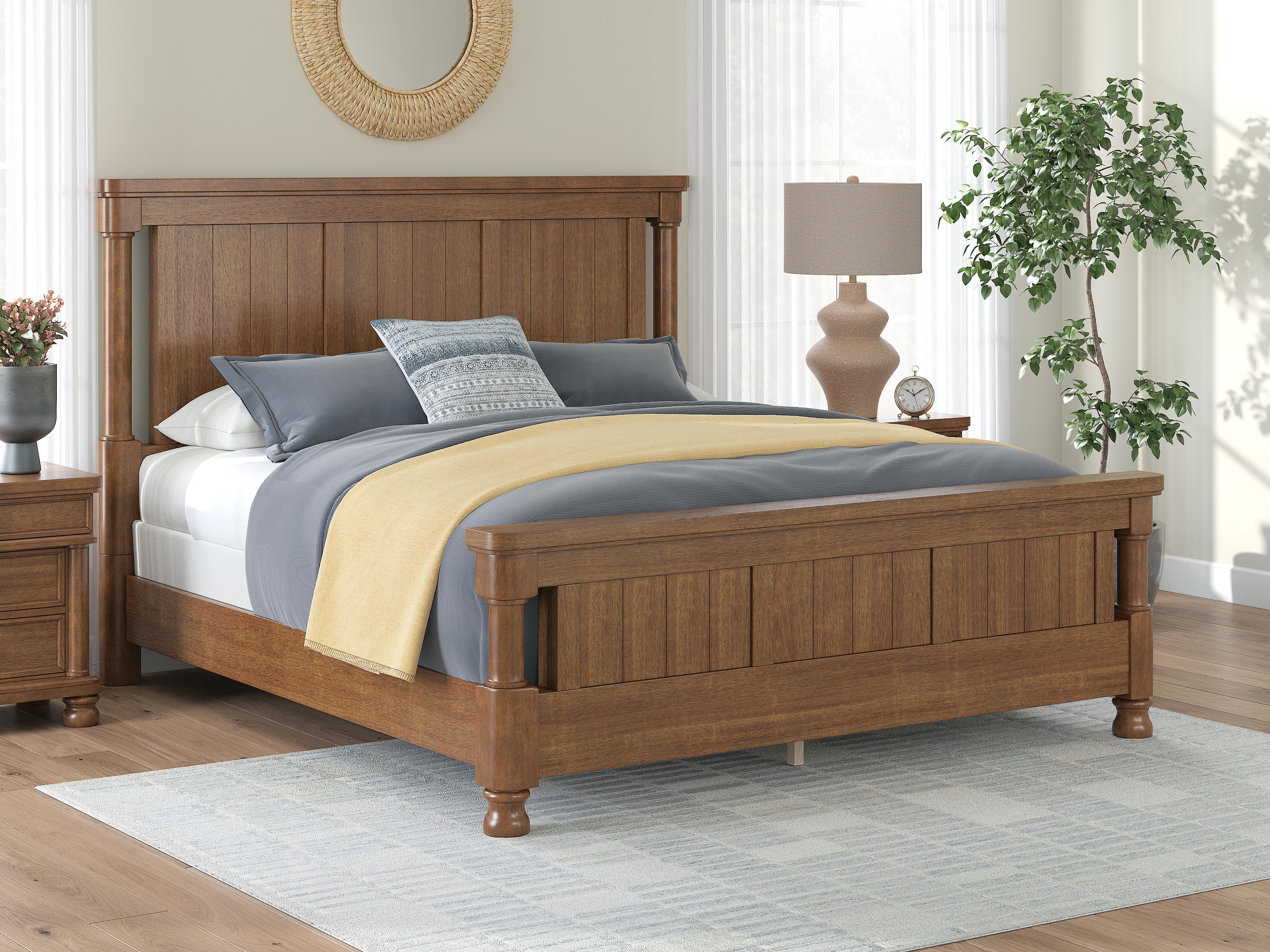 Click here for Chadworth California King Poster Bed  Brown prices