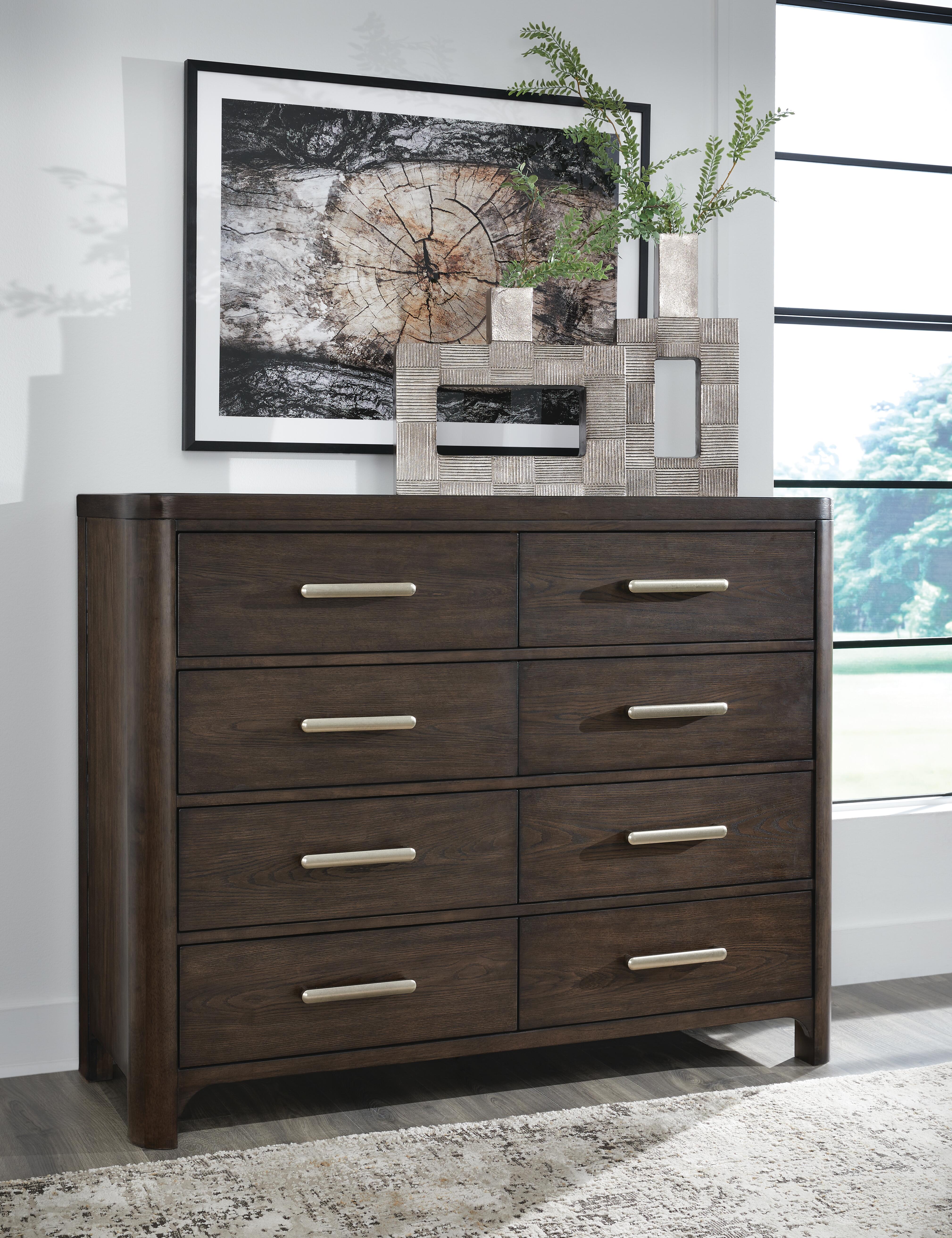 Click here for Breckington 8 Drawer Dresser  Dark Brown prices
