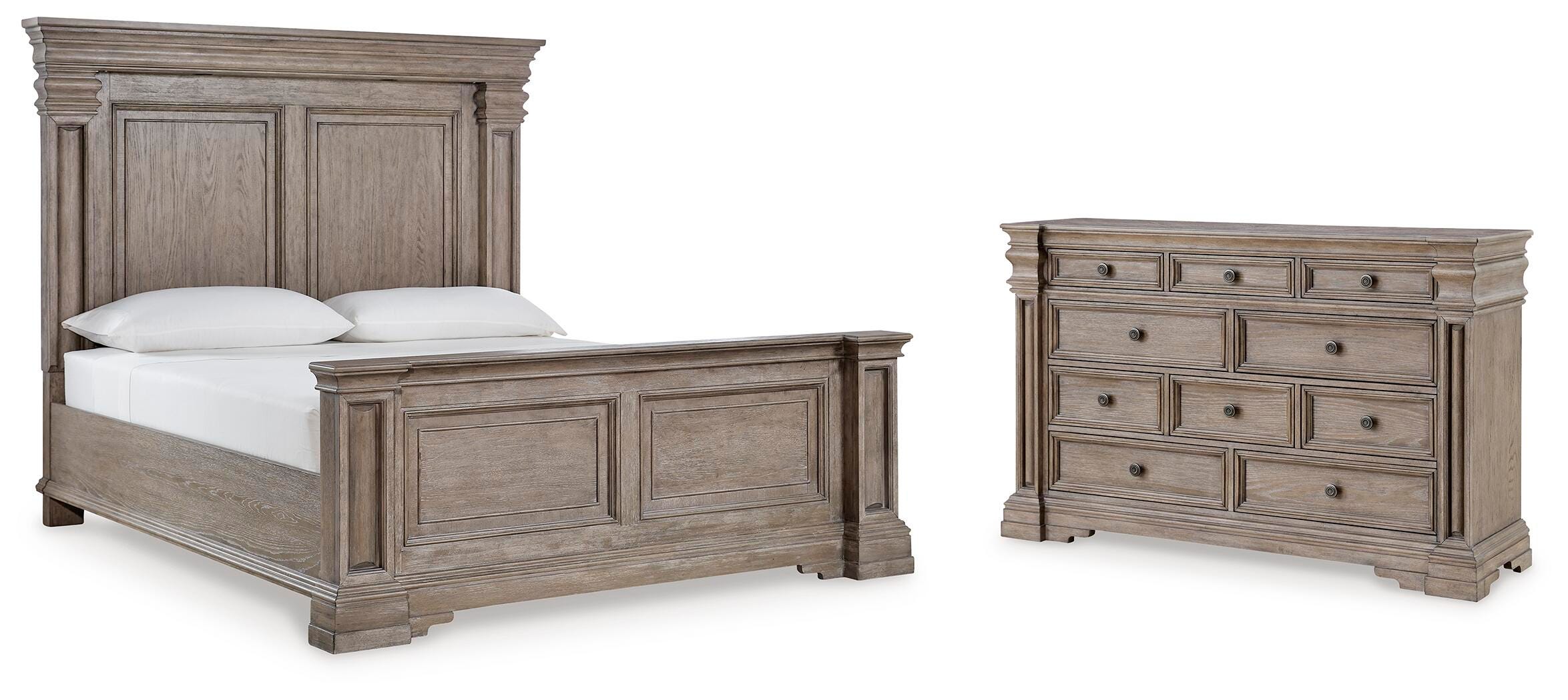 Click here for Blairhurst California King Panel Bed with Dresser... prices