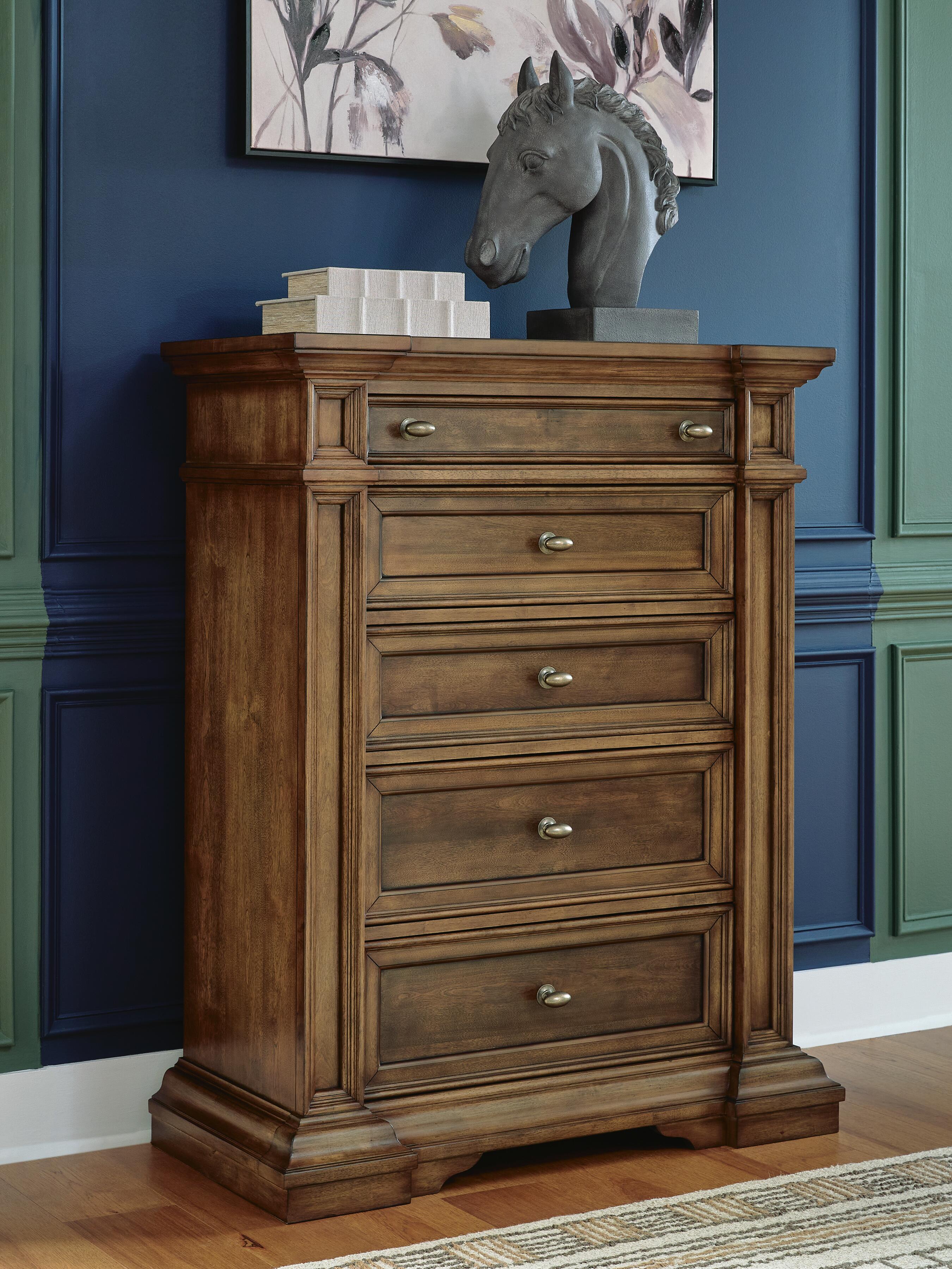 Click here for Channley 5 Drawer Chest of Drawers  Brown prices