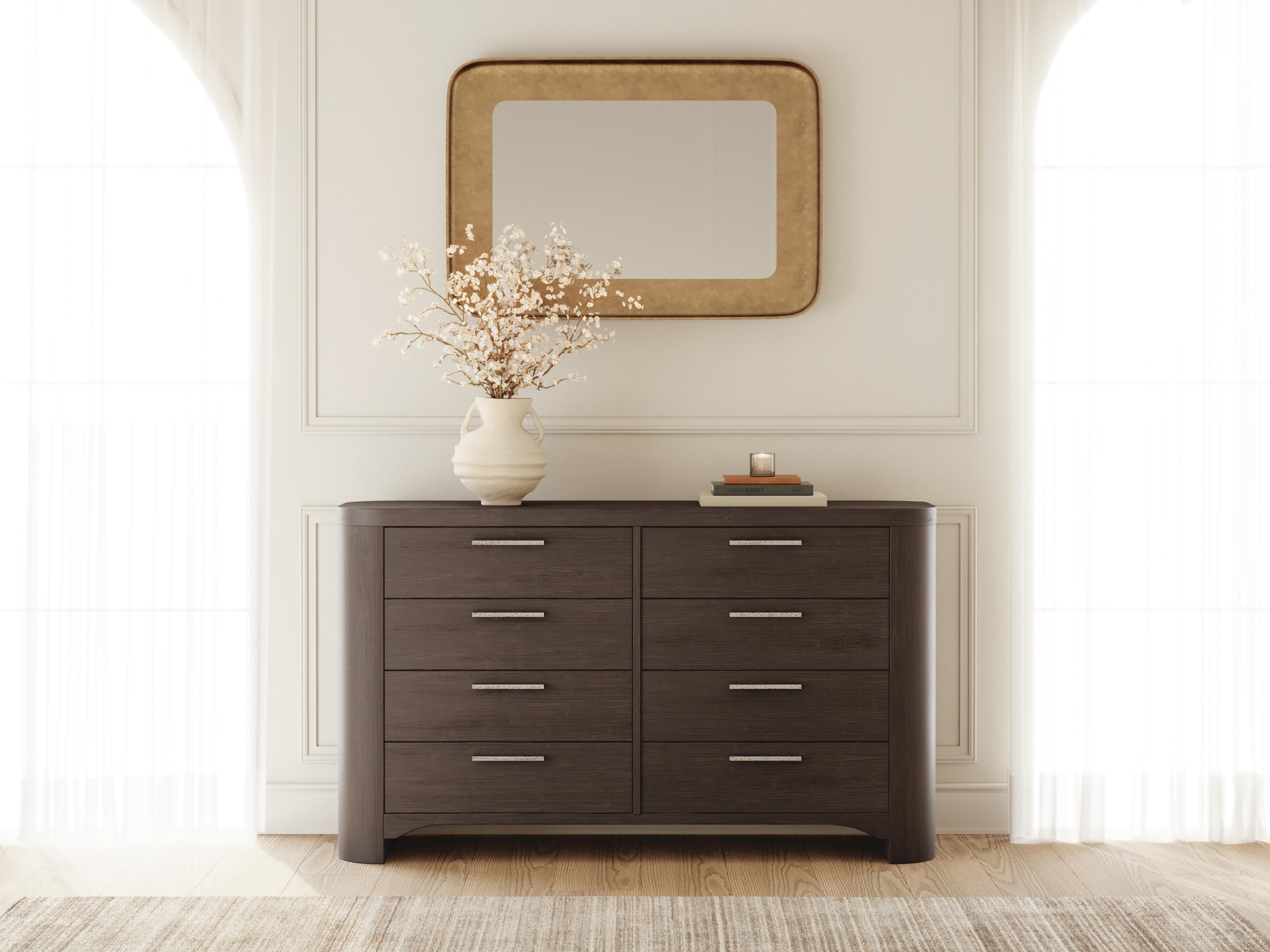 Click here for Ashley Luxe Neo 8 Drawer Dresser  Rich Brown prices