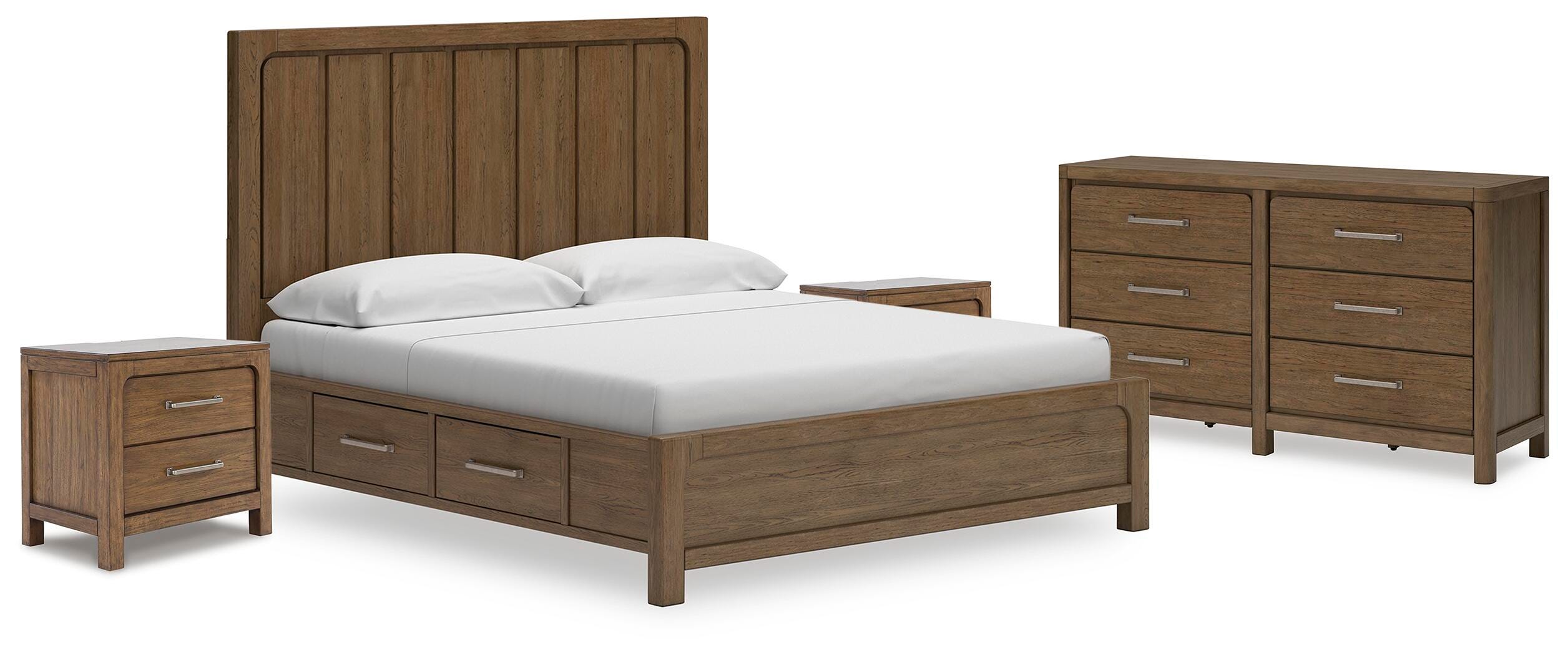 Click here for Cabalynn King Panel Storage Bed with Dresser and 2... prices