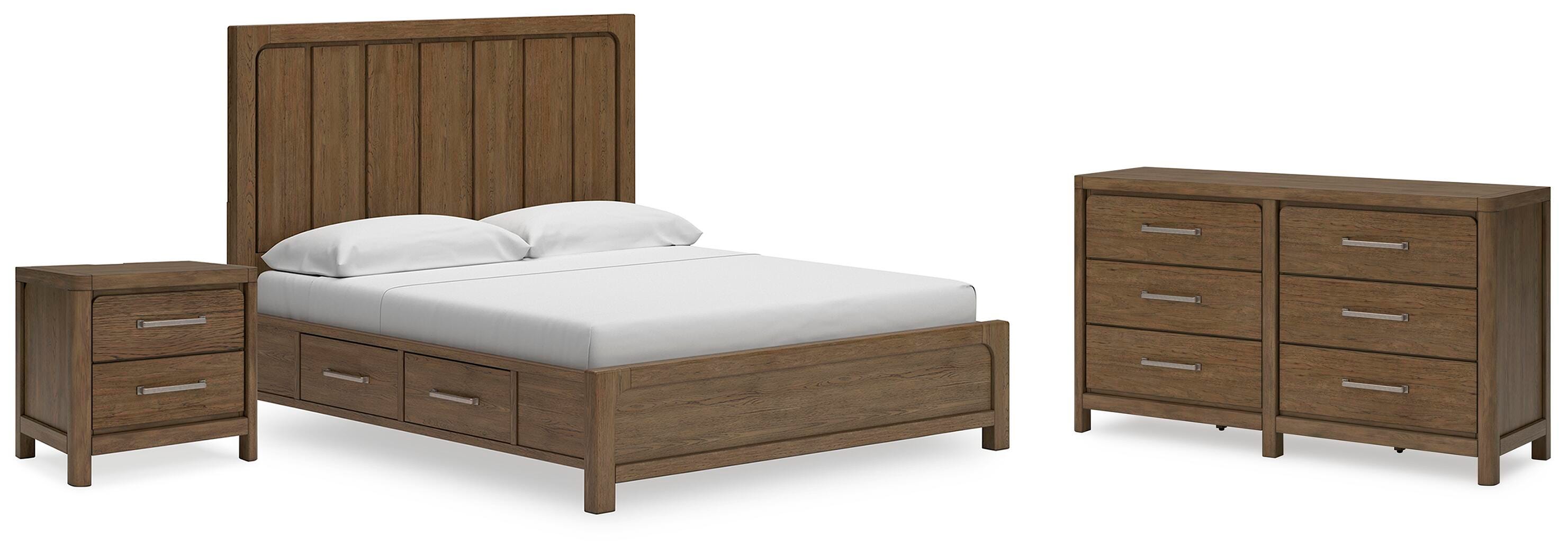 Click here for Cabalynn King Panel Bed with Dresser and Nightstan... prices