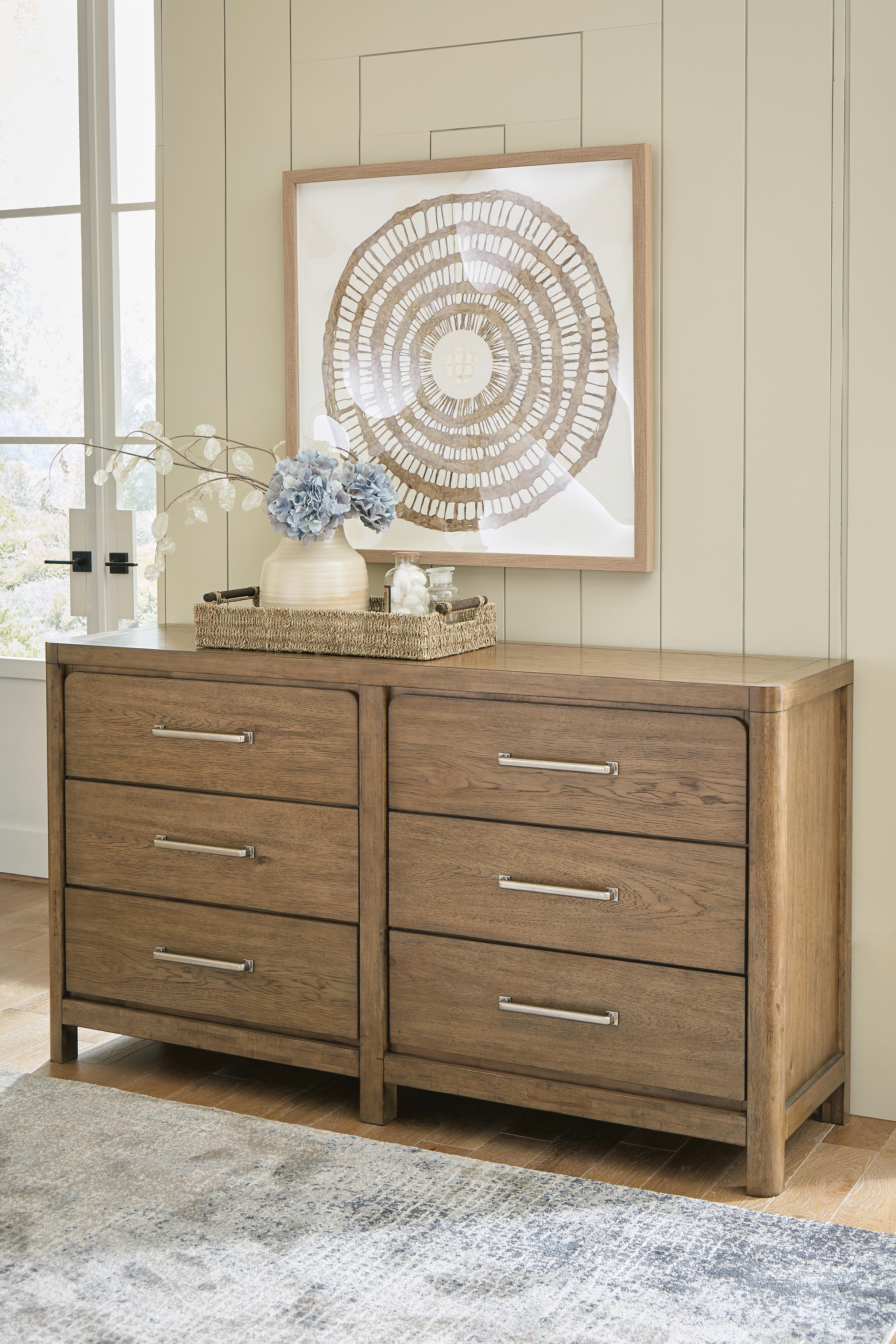 Click here for Cabalynn 6 Drawer Dresser  Light Brown prices