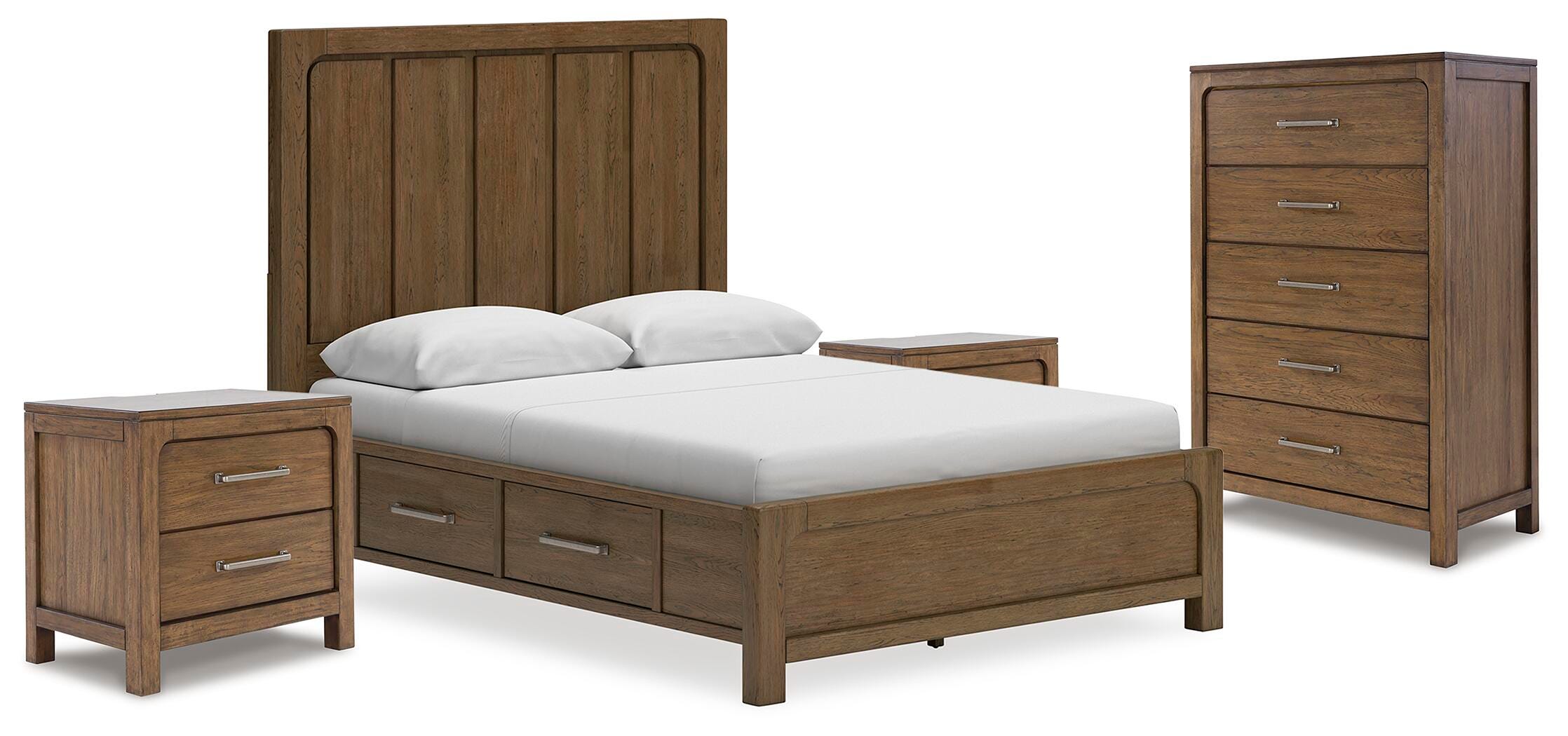 Click here for Cabalynn Queen Panel Storage Bed with Chest and 2... prices