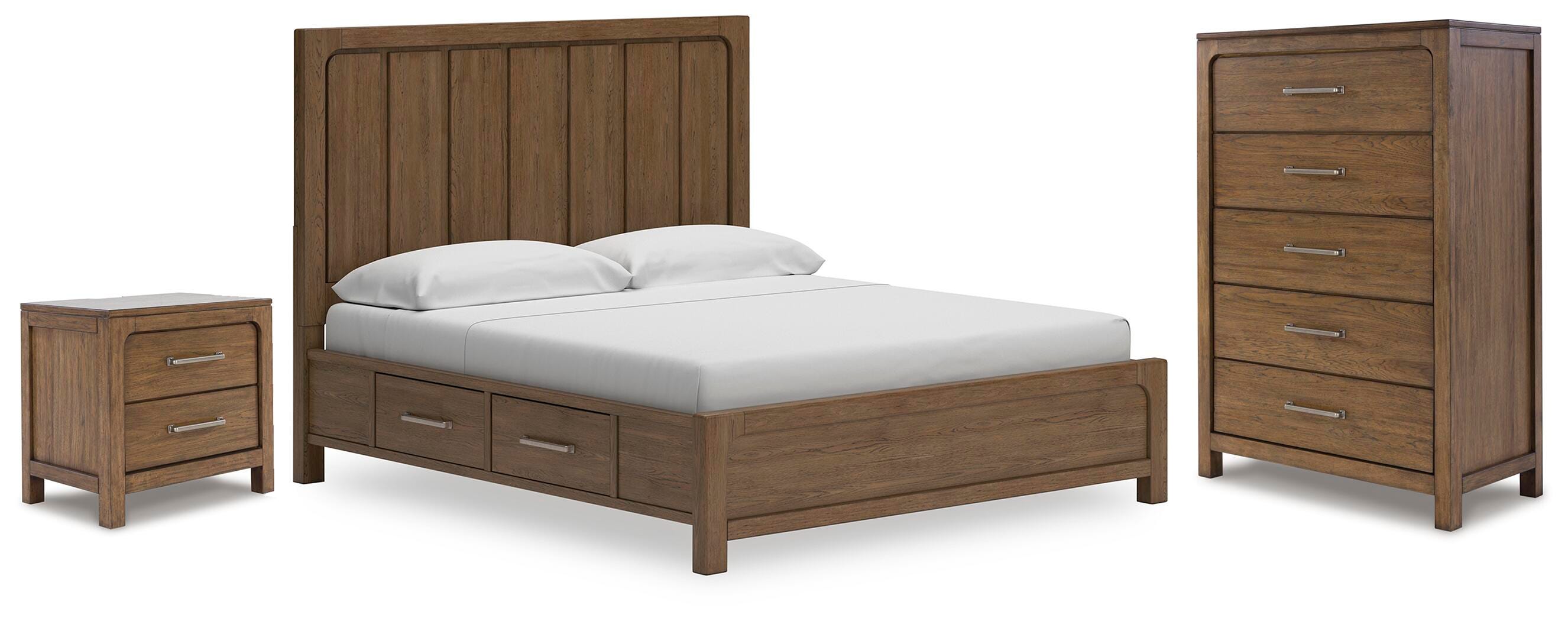 Click here for Cabalynn California King Panel Bed with Chest and... prices