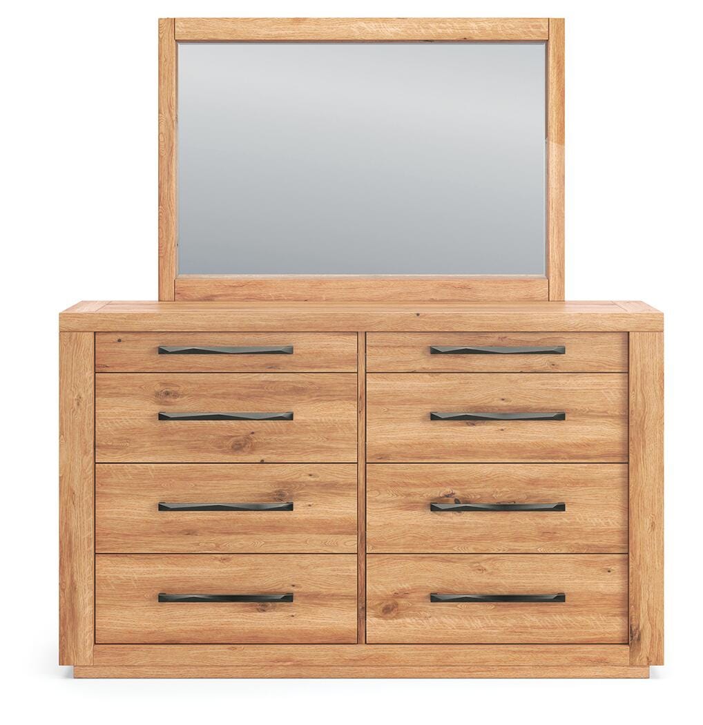 Click here for Ashley Luxe Bracken 8 Drawer Dresser and Mirror  L... prices