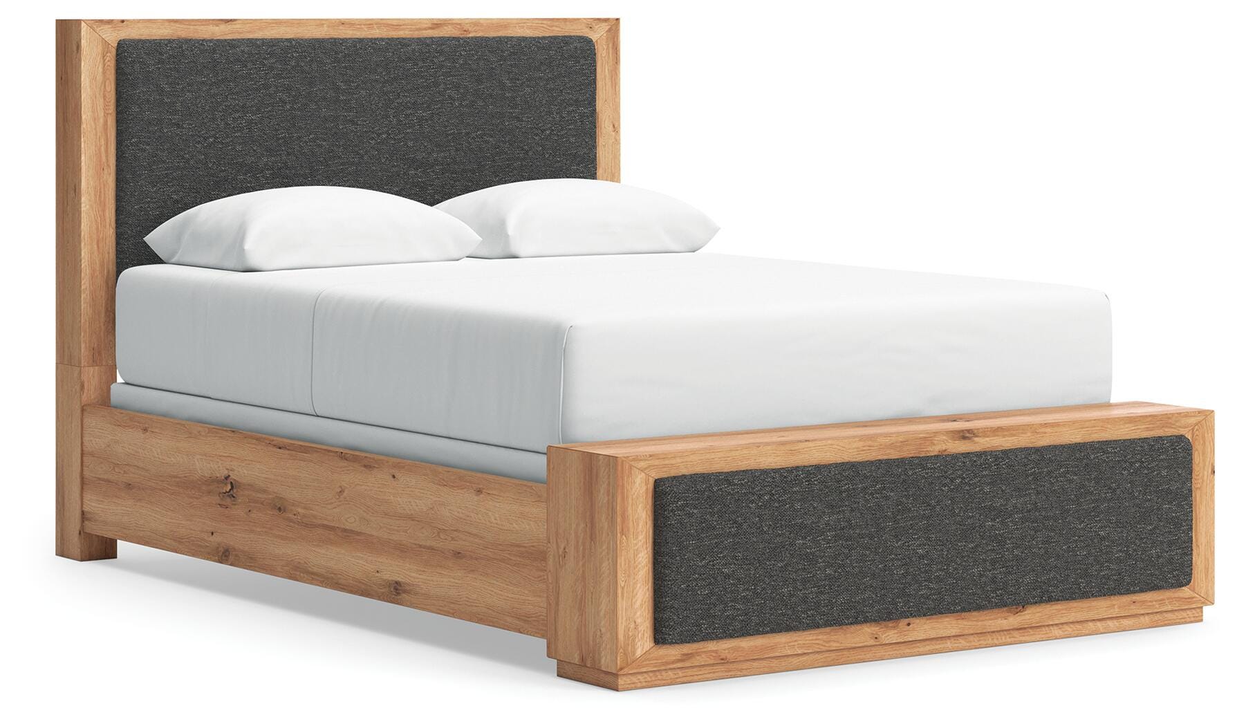 Click here for Ashley Luxe Bracken Queen Upholstered Panel Bed  L... prices