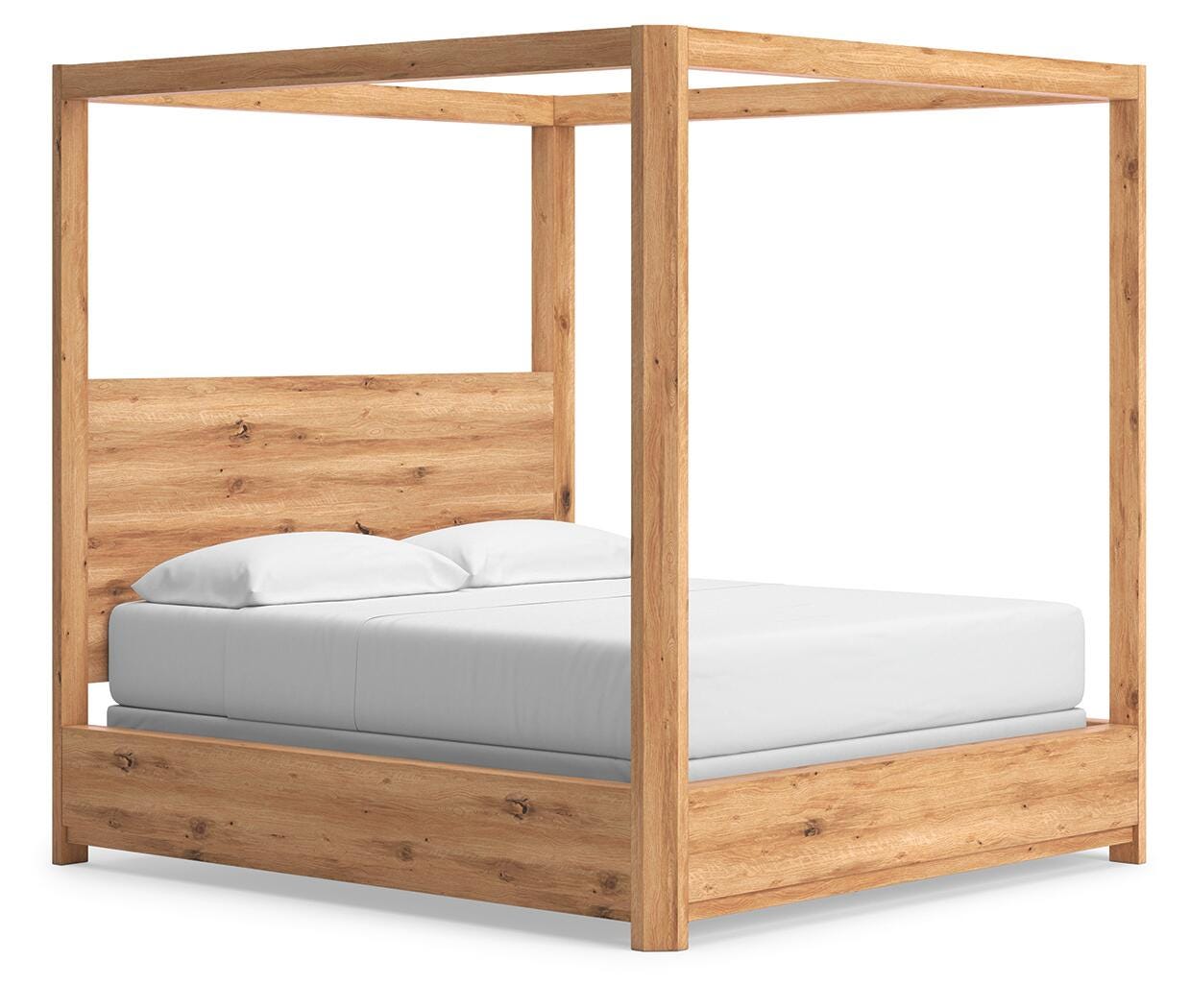 Click here for Ashley Luxe Bracken California King Canopy Bed  Li... prices