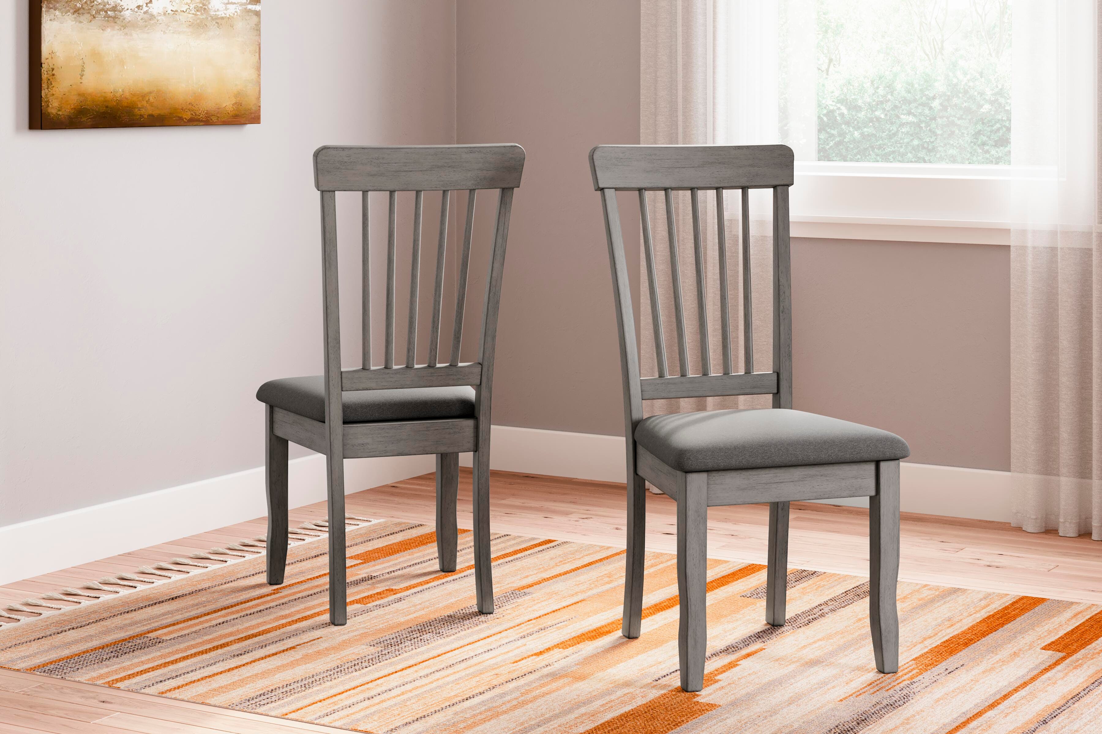Click here for Shullden Spindle Back Dining Chair  Gray prices