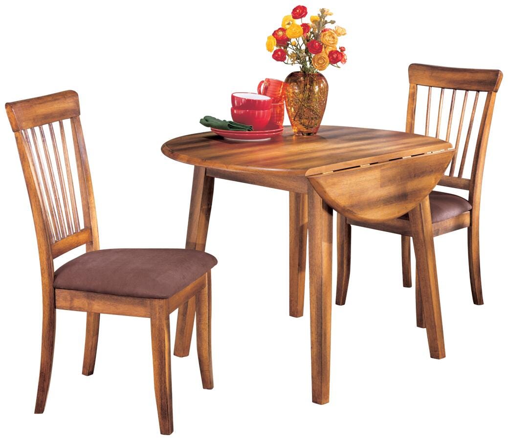Click here for Berringer Dining Table and 2 Chairs  Rustic Brown prices