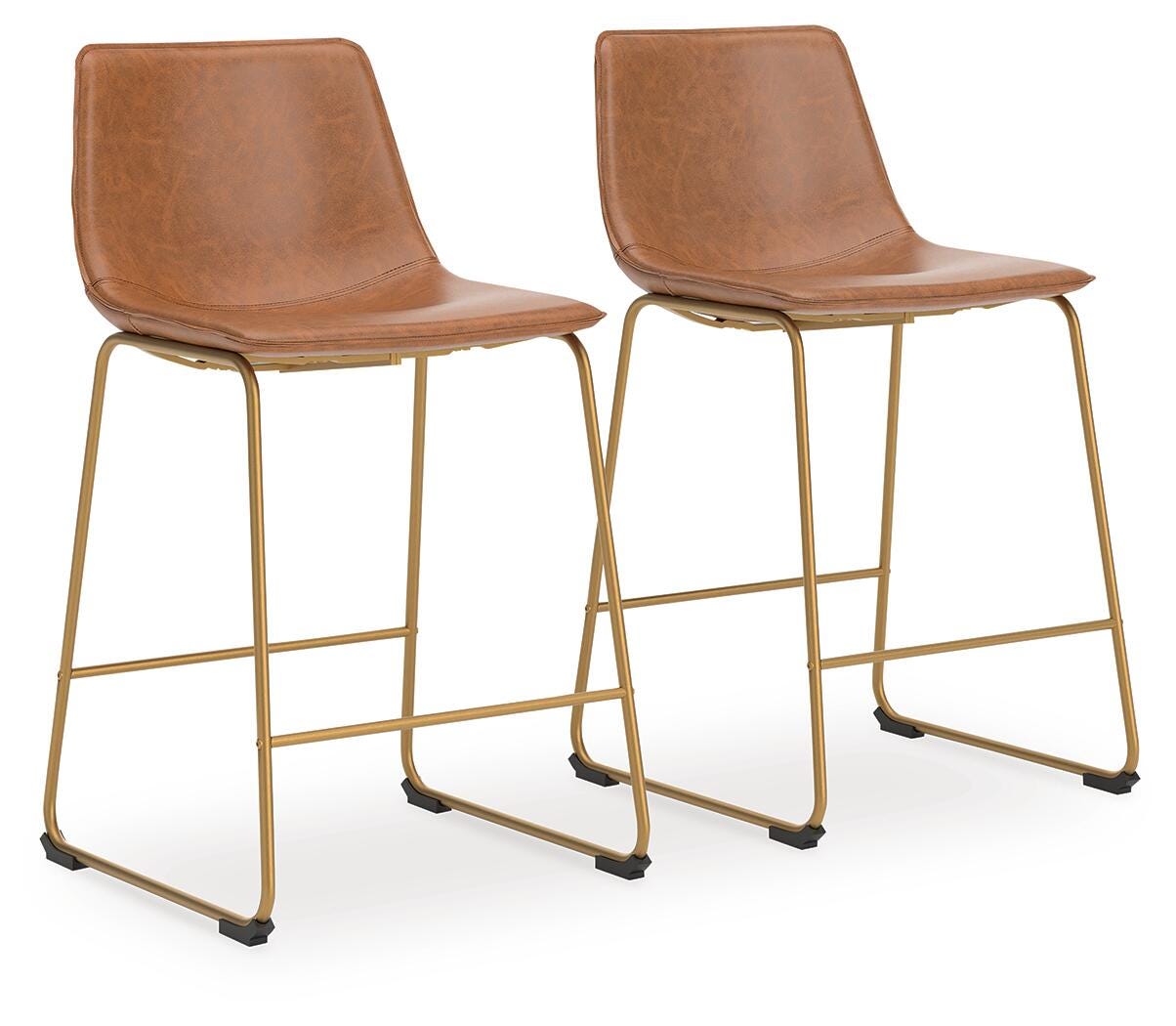 Click here for Crandox Counter Height Barstool  Brown/Gold prices