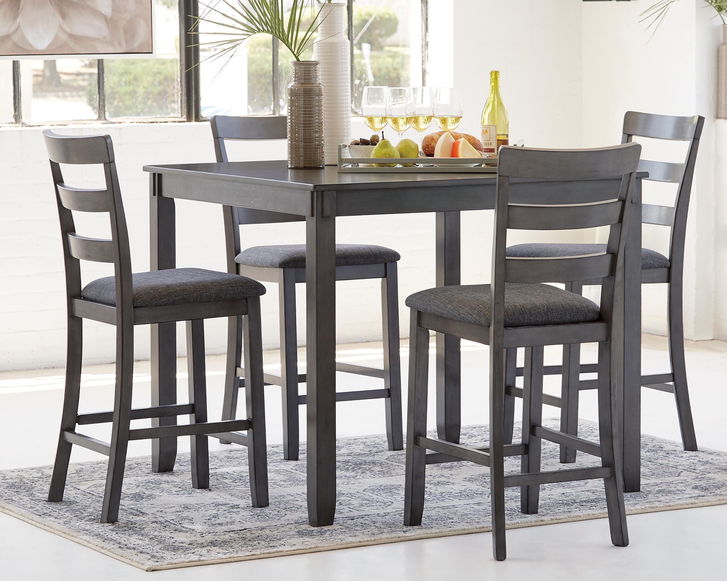 Click here for Bridson Counter Height Dining Table and 4 Bar Stoo... prices