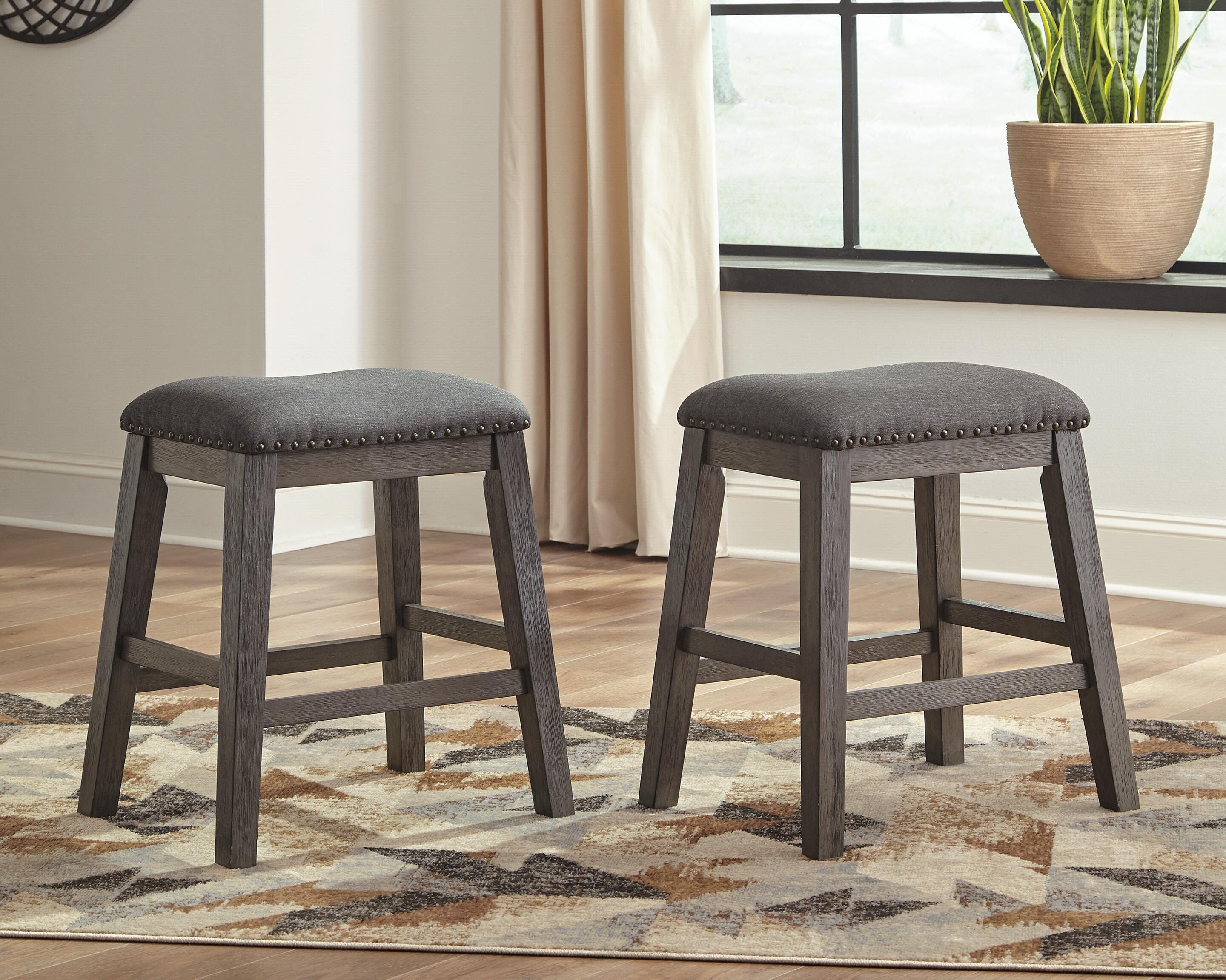 Click here for Caitbrook Counter Height Backless Bar Stool  Gray prices