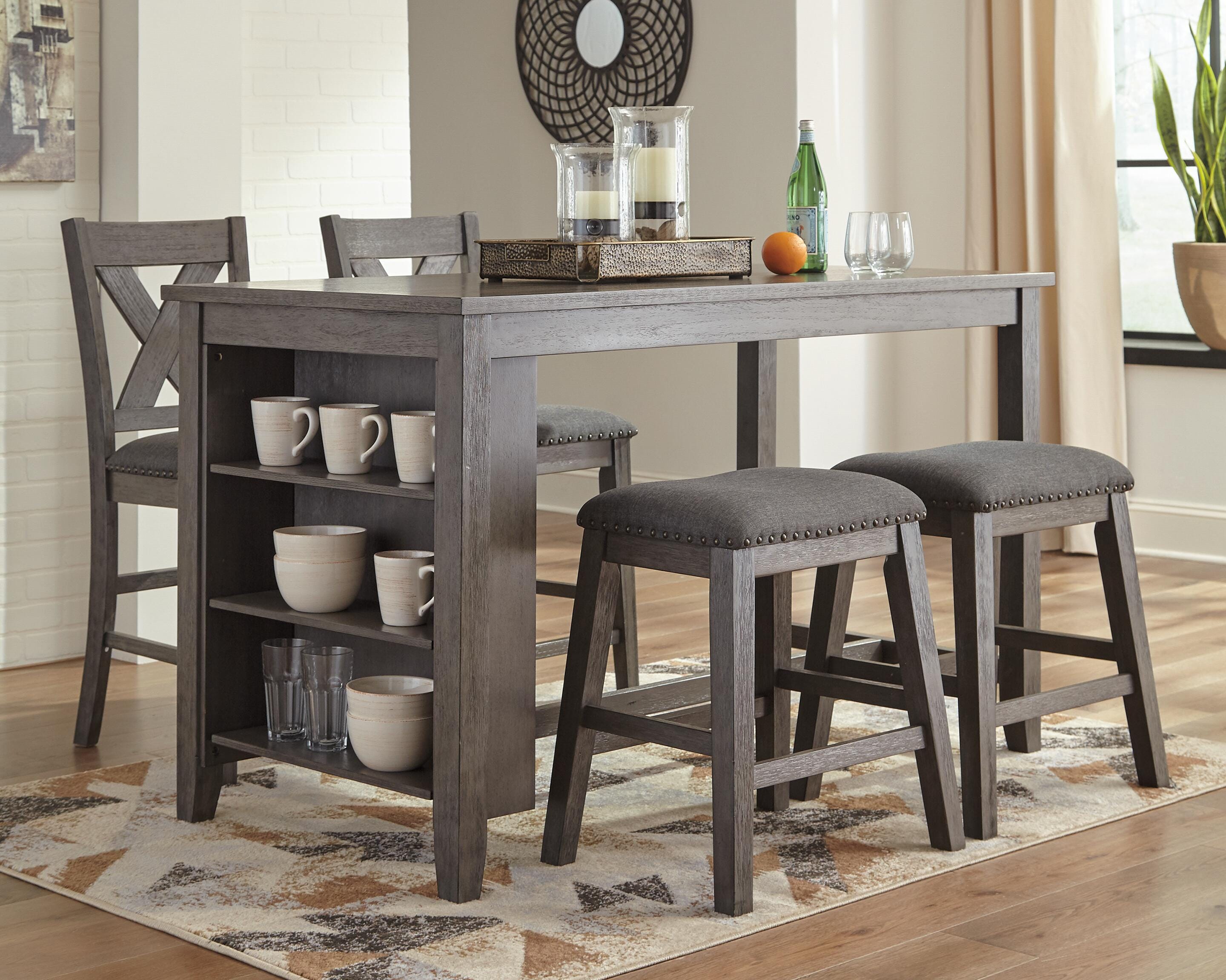 Click here for Caitbrook Counter Height Dining Table and 4 Barsto... prices