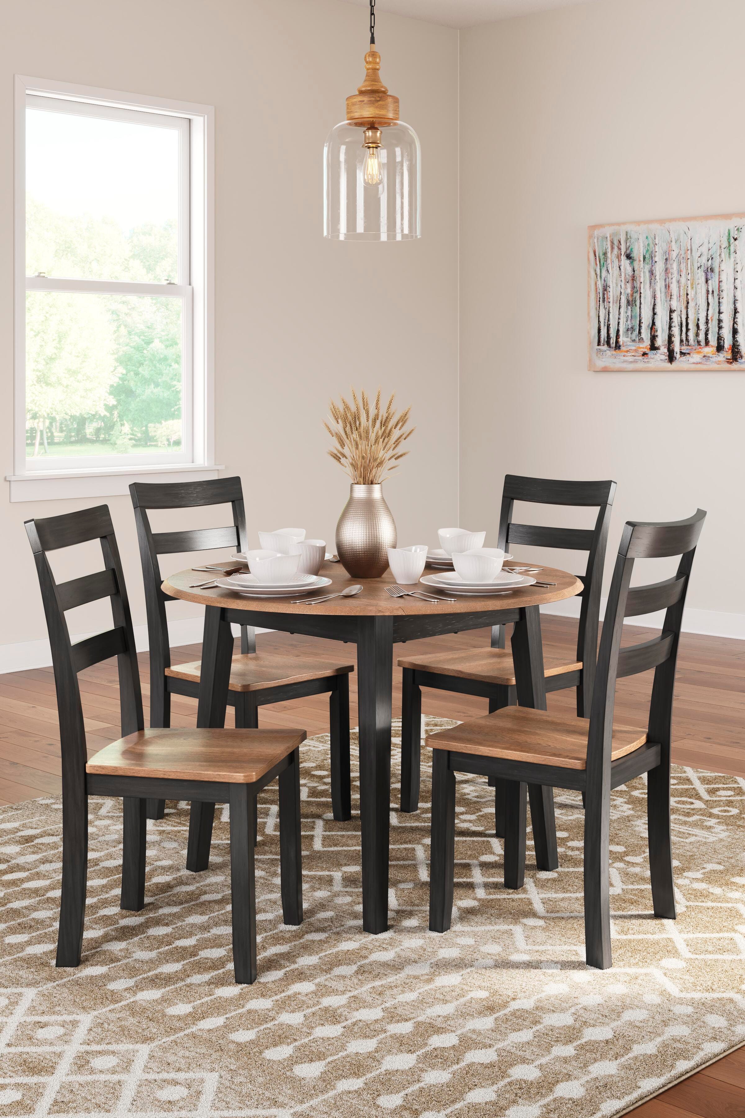 Click here for Gesthaven Dining Table and 4 Chairs  Natural/Brown prices