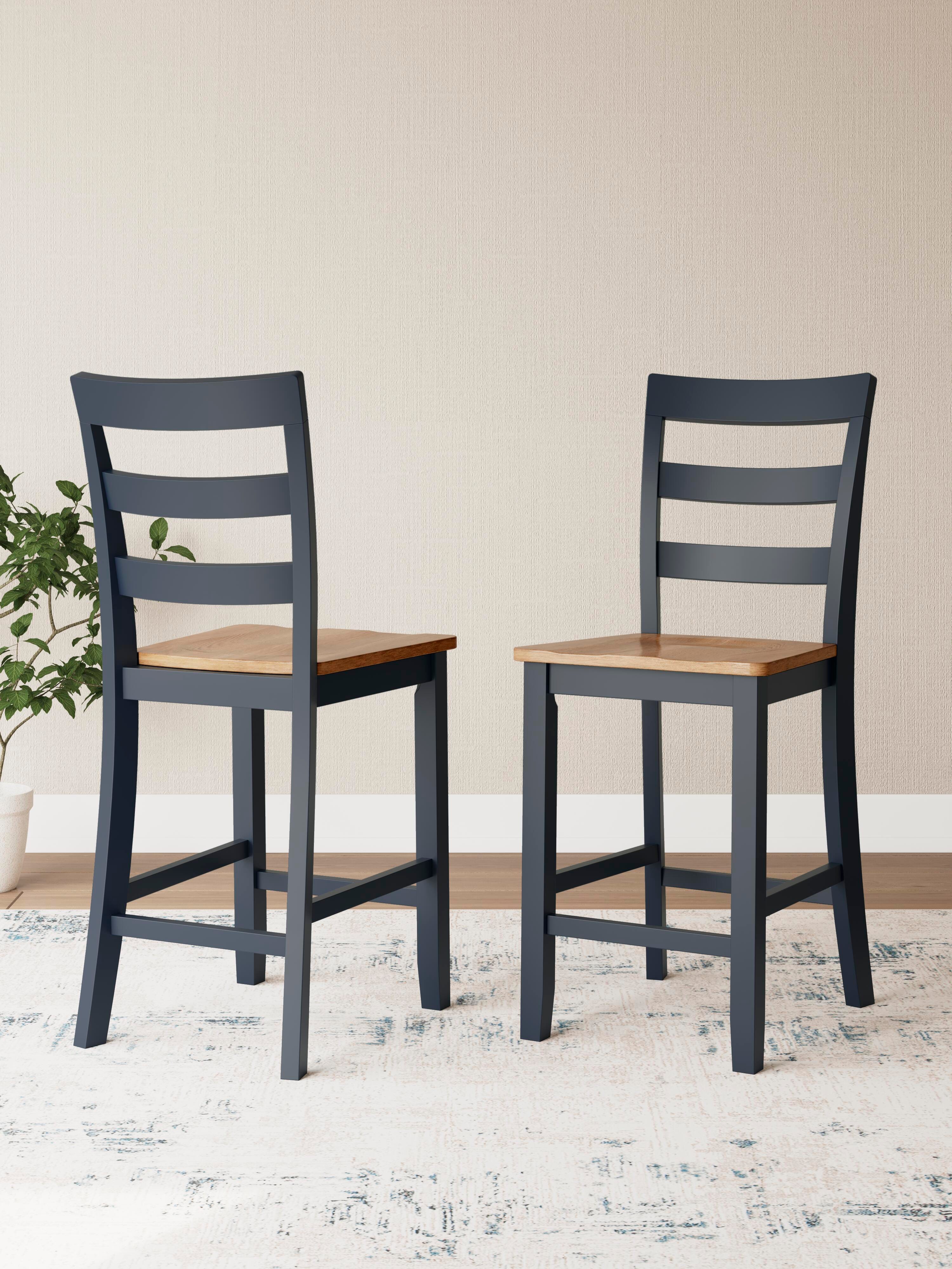 Click here for Gesthaven Counter Height Barstool  Natural/Blue prices