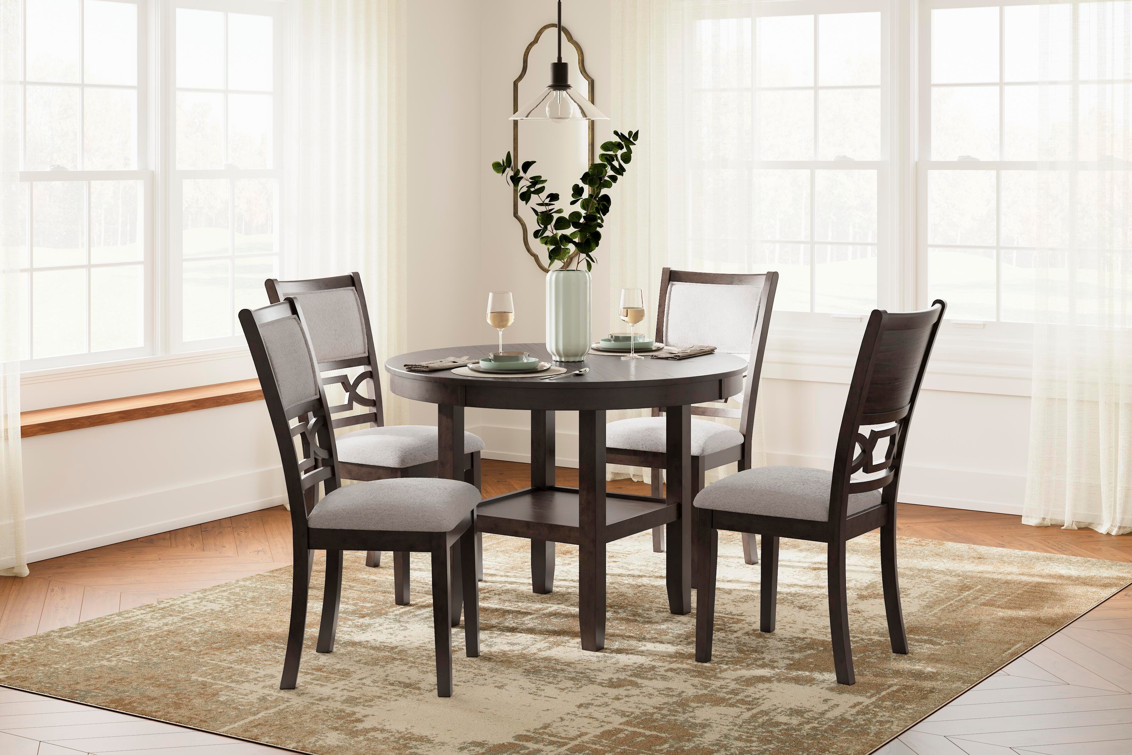 Click here for Langwest Dining Table and 4 Chairs  Brown prices
