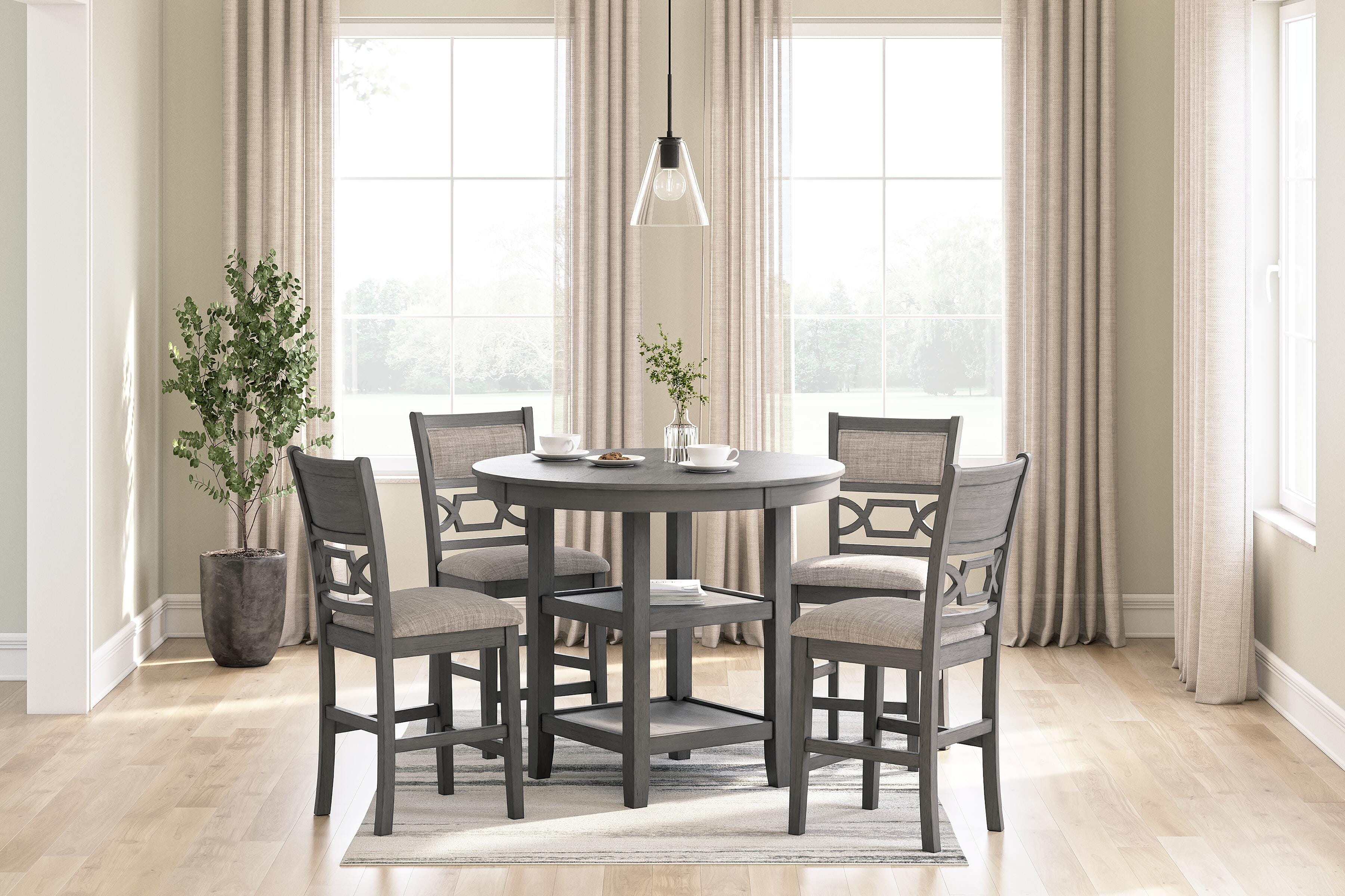 Click here for Wrenning Counter Height Dining Table and 4 Bar Sto... prices