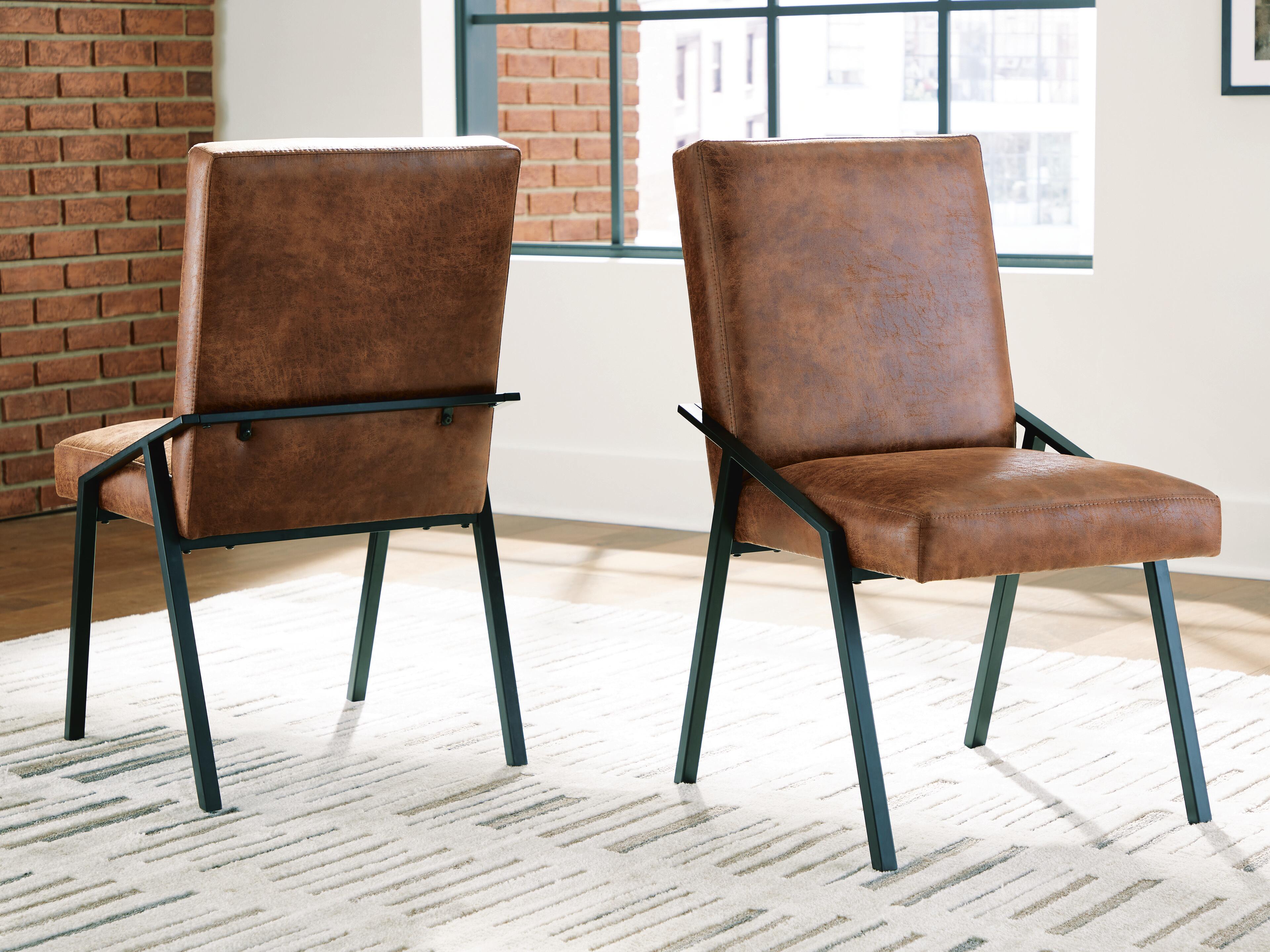 Click here for Zumbado Dining Chair Leather  Brown/Black prices