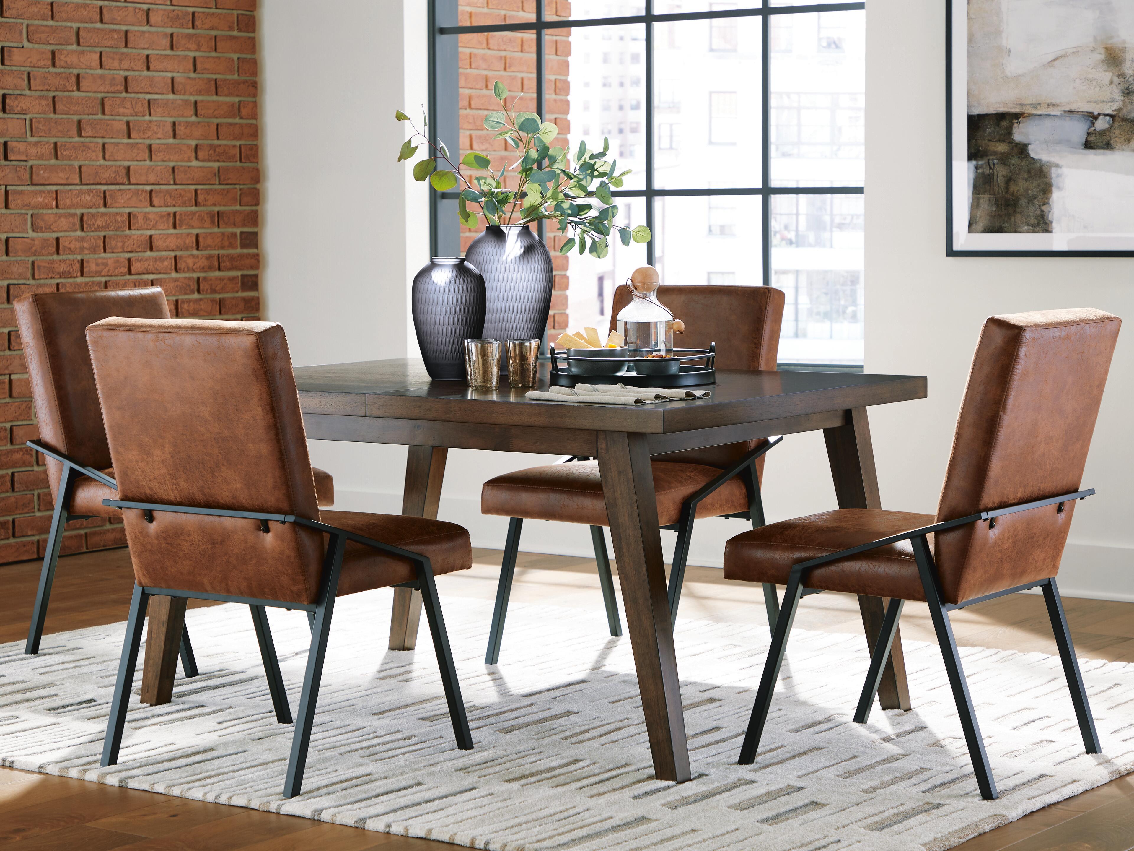 Click here for Zumbado Dining Table and 4 Chairs  Brown prices