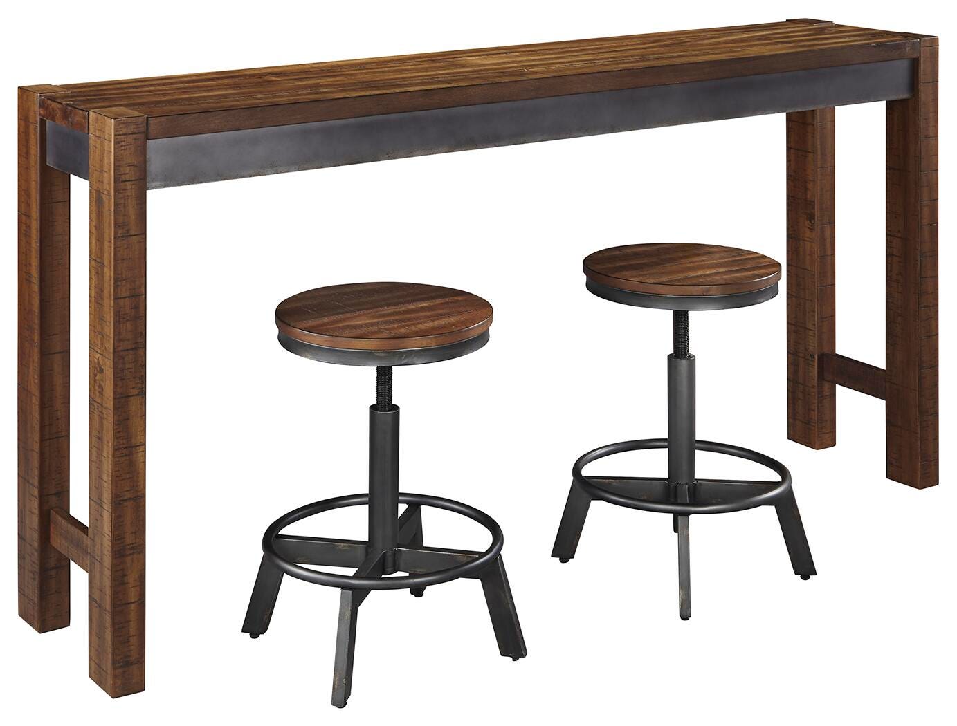 Click here for Torjin Counter Height Dining Table and 2 Barstools... prices