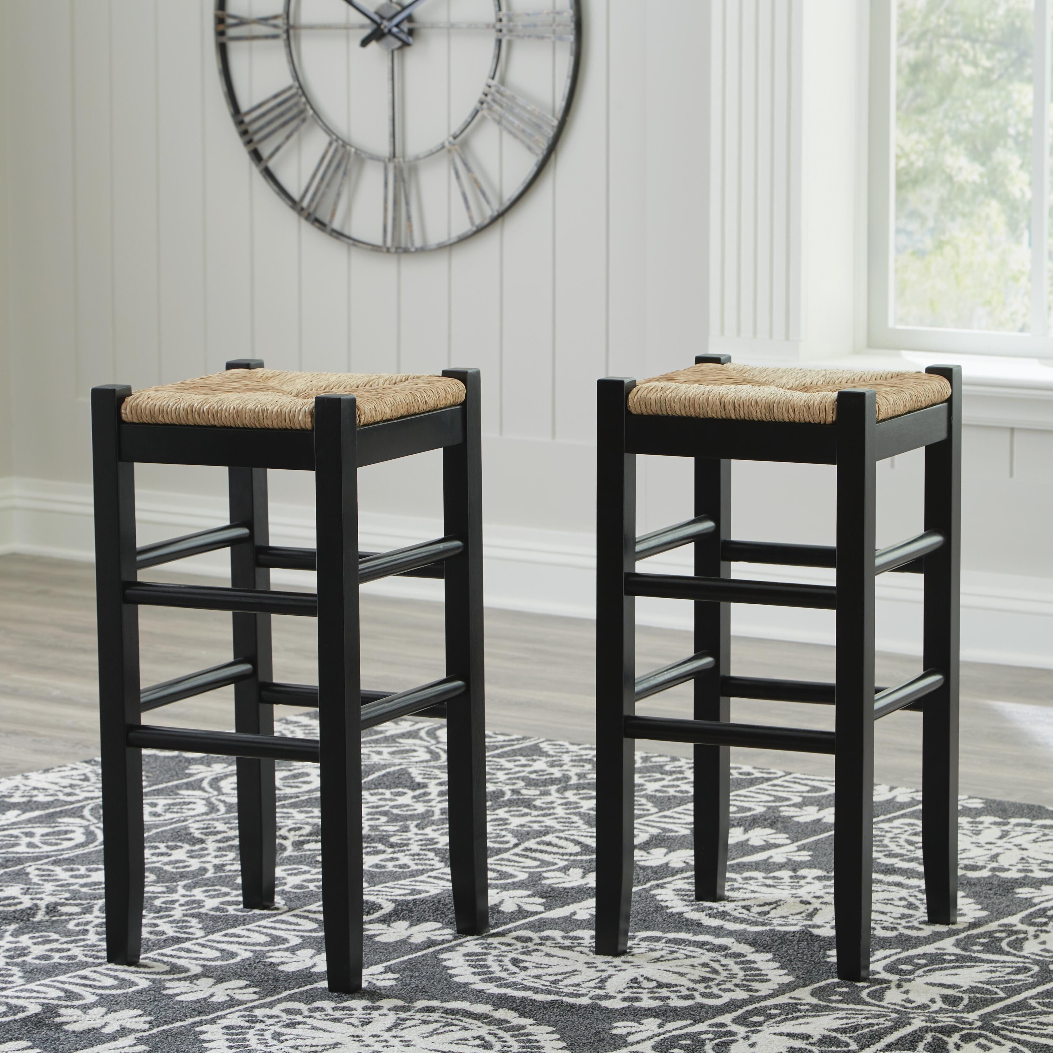 Click here for Mirimyn Bar Height Backless Bar Stool with Woven S... prices