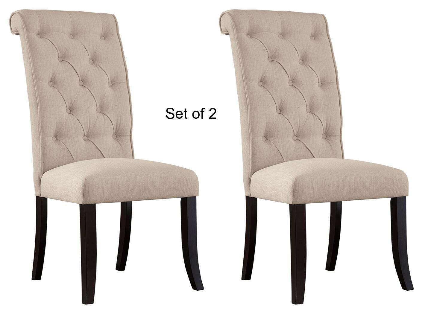 Tripton Curved Back Upholstered Dining Chair | Ashley