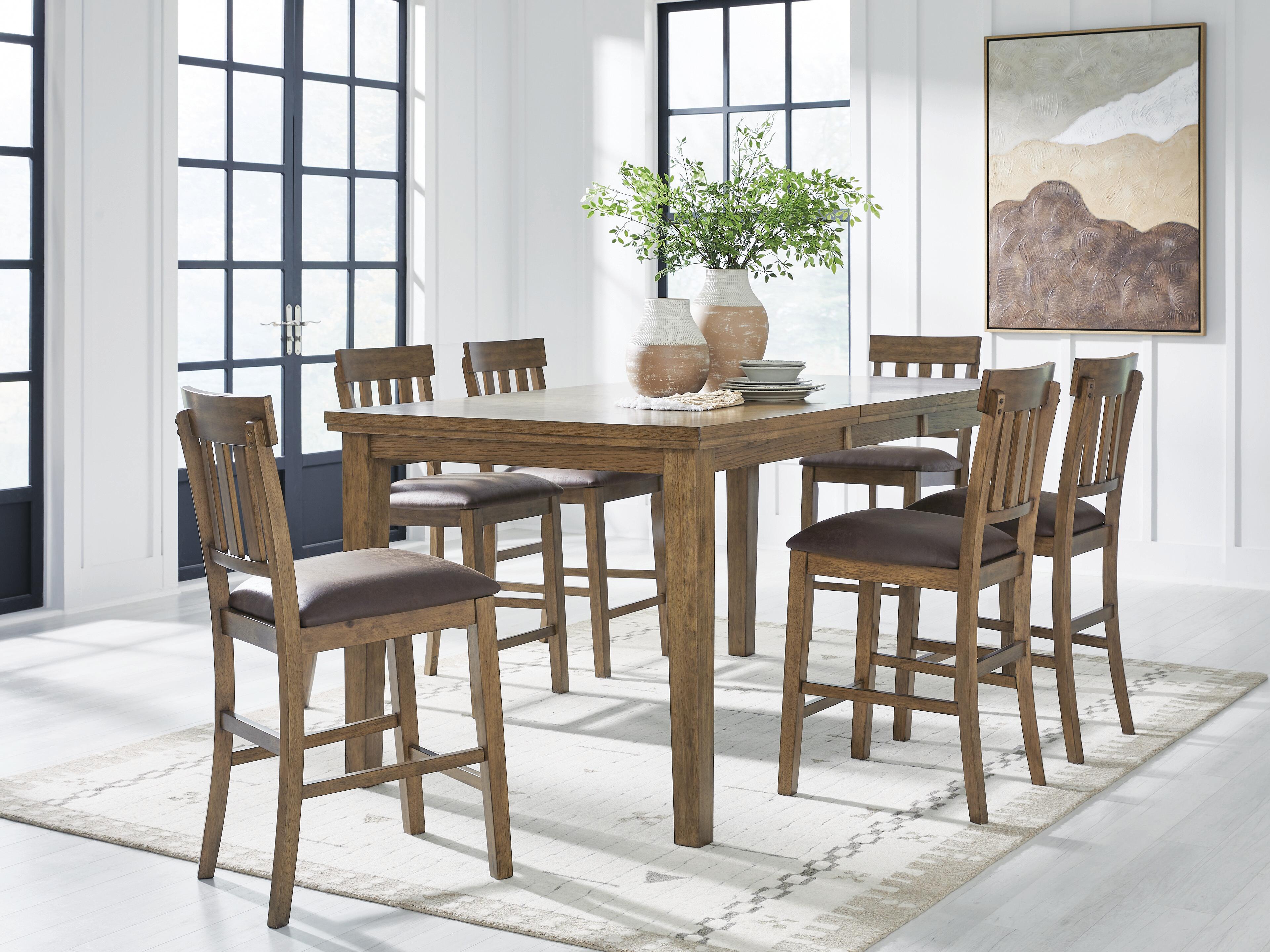 Click here for Broxtyn Counter Height Dining Table and 6 Barstool... prices