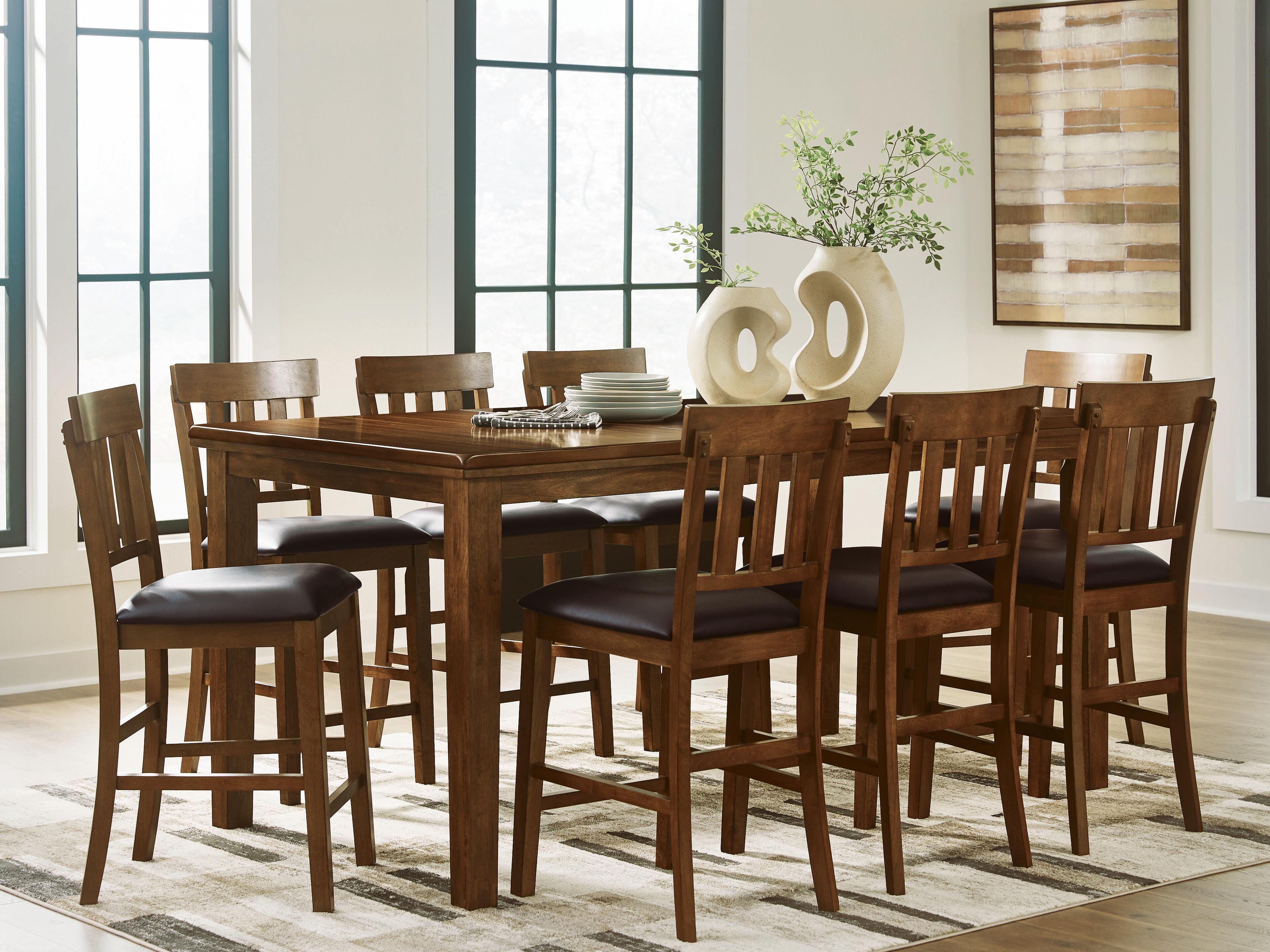 Click here for Ralene Counter Height Dining Table and 8 Barstools... prices