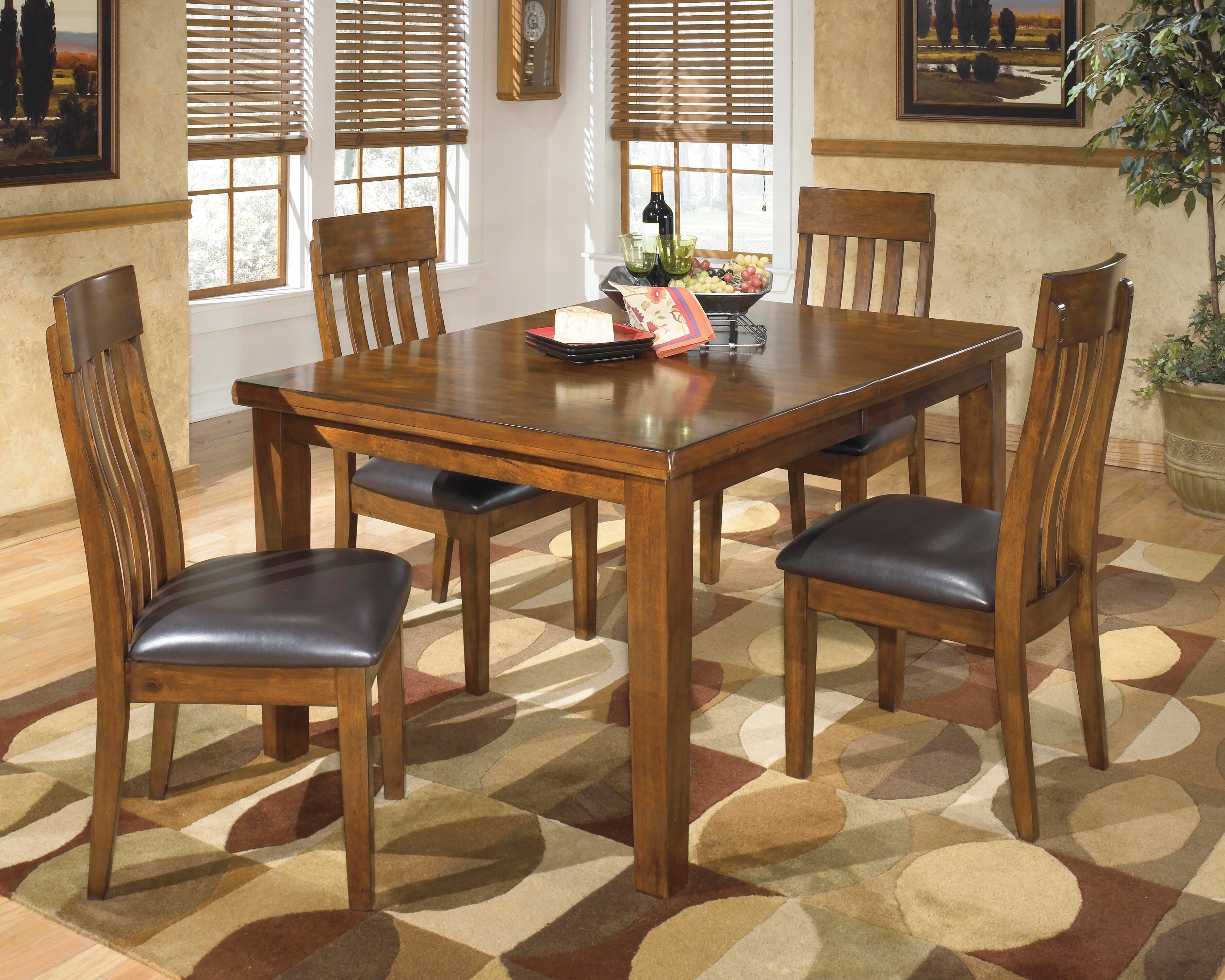 Click here for Ralene Dining Table and 4 Chairs  Medium Brown prices