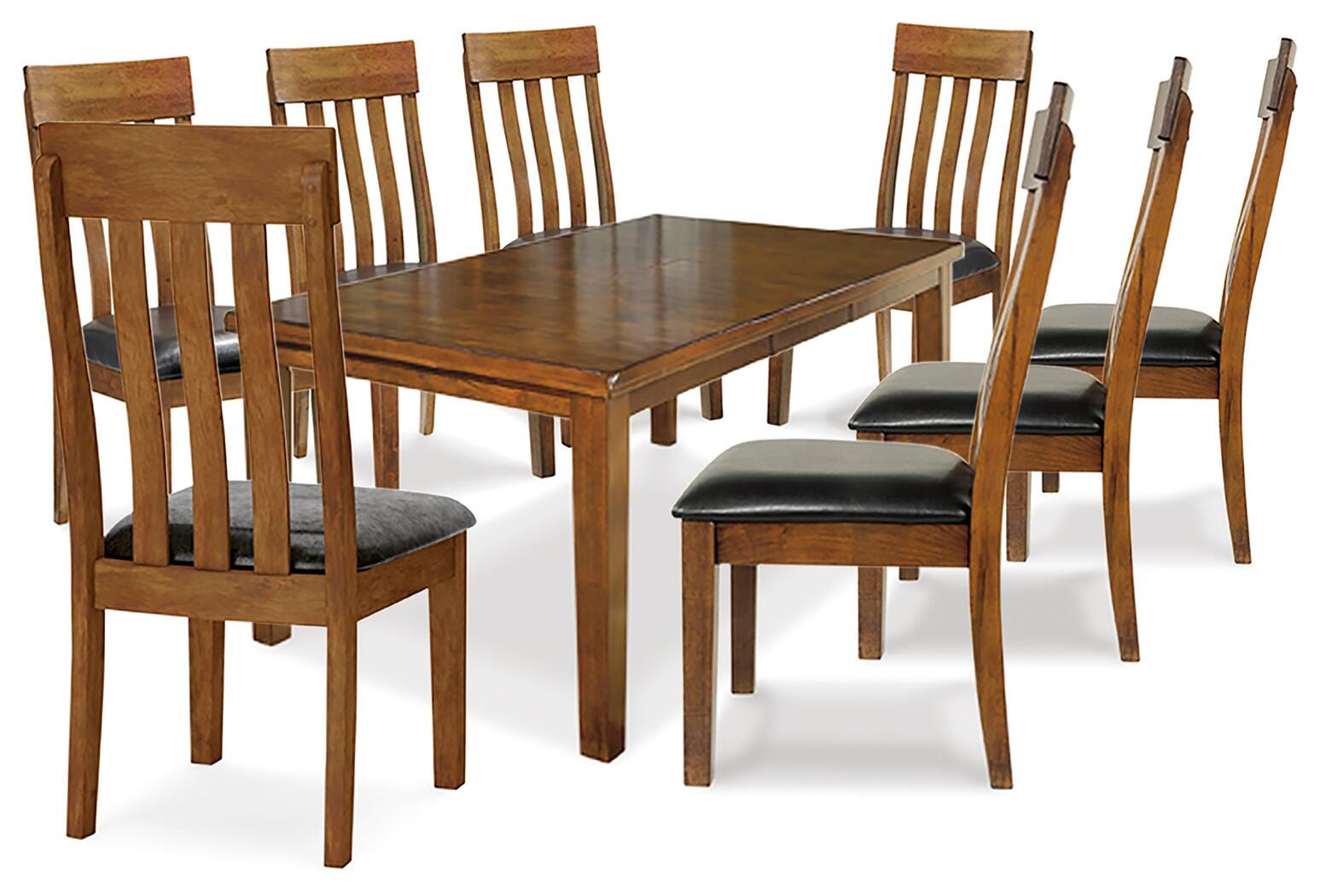 Click here for Ralene Dining Table and 8 Chairs  Medium Brown prices
