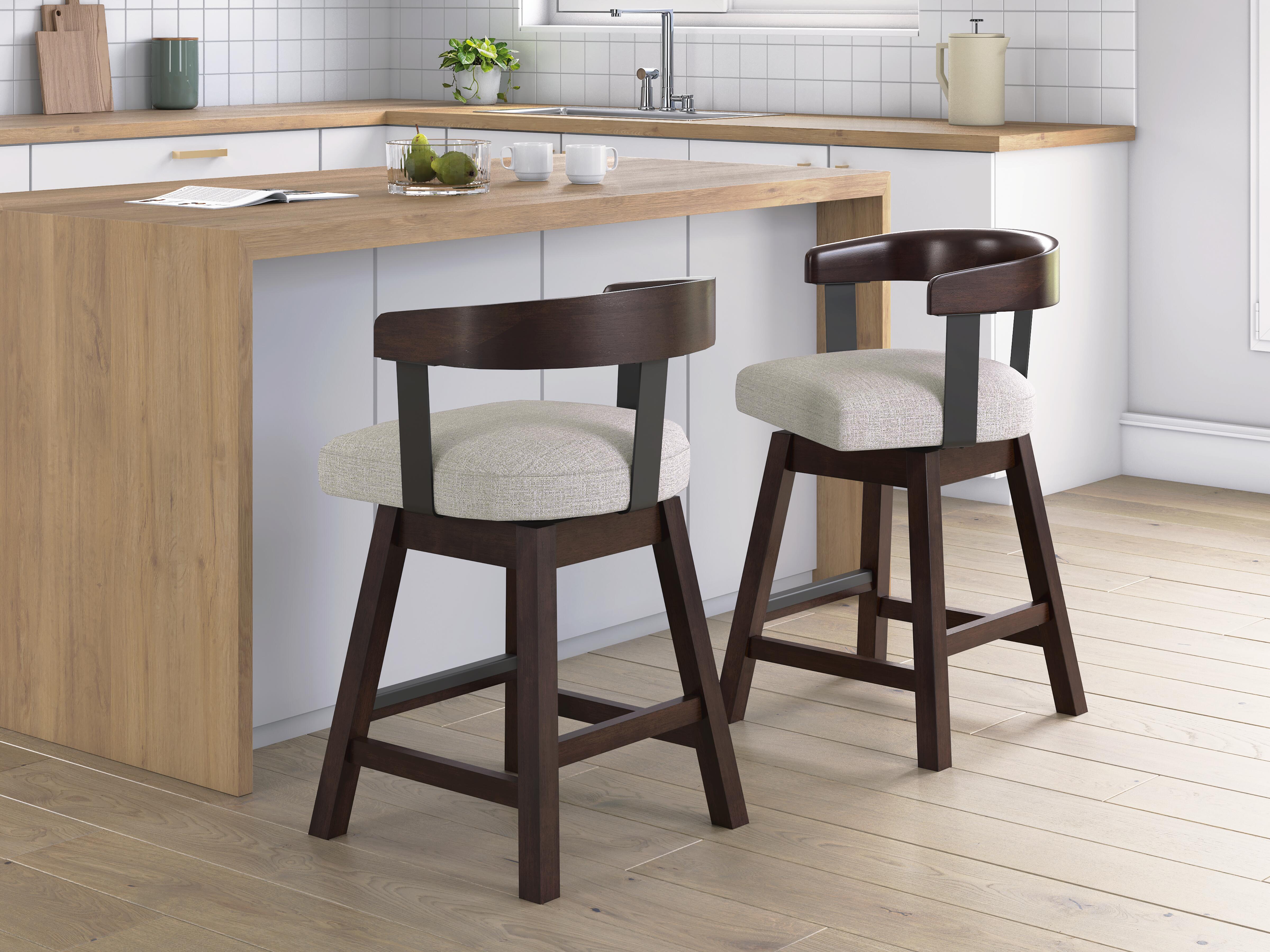 Click here for Haddigan Counter Height Barstool  Dark Brown prices