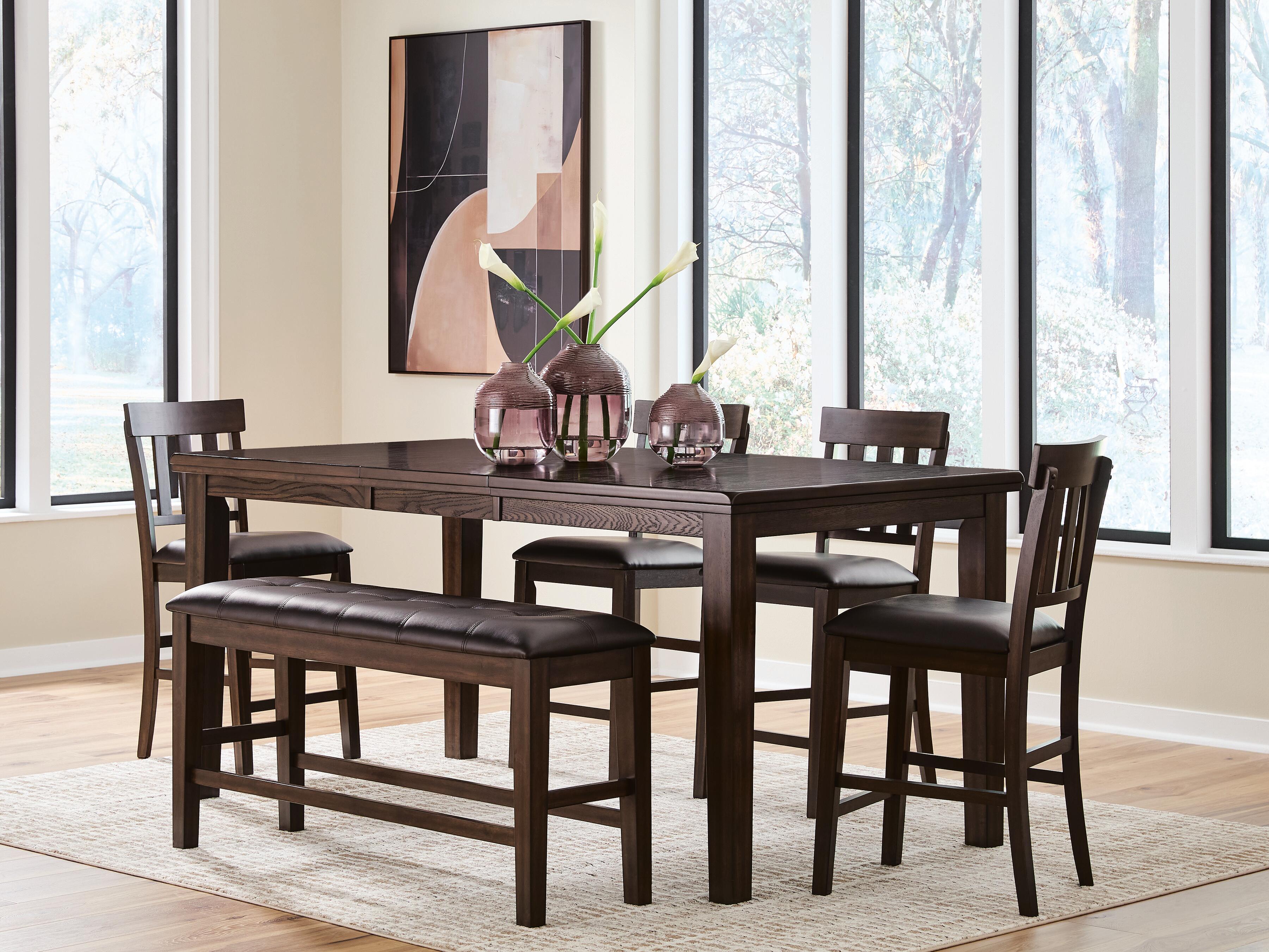 Click here for Haddigan Counter Height Dining Table and 4 Barstoo... prices