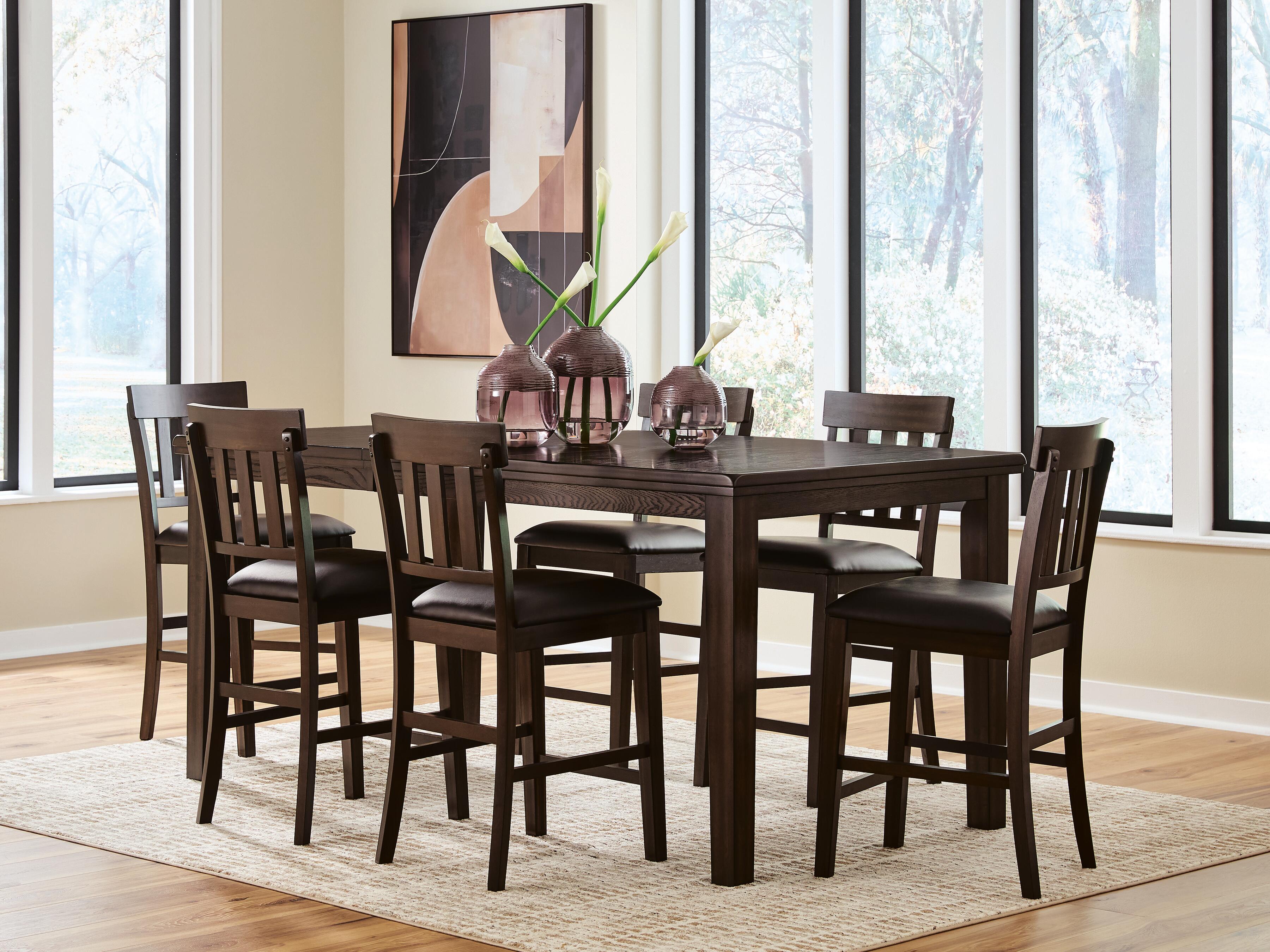 Click here for Haddigan Counter Height Dining Table and 6 Barstoo... prices