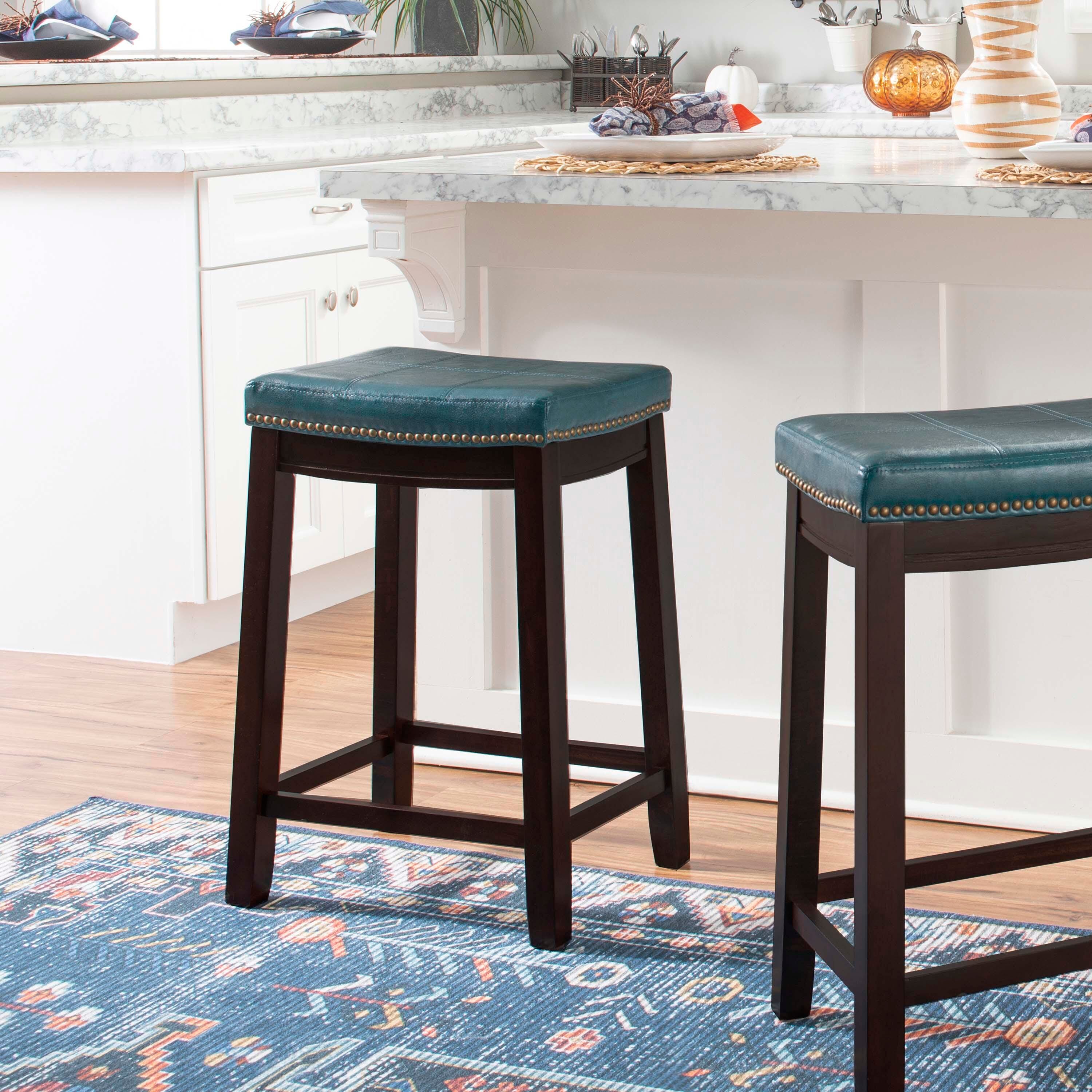 Click here for Claridge Backless Counter Height Bar Stool  Blue prices